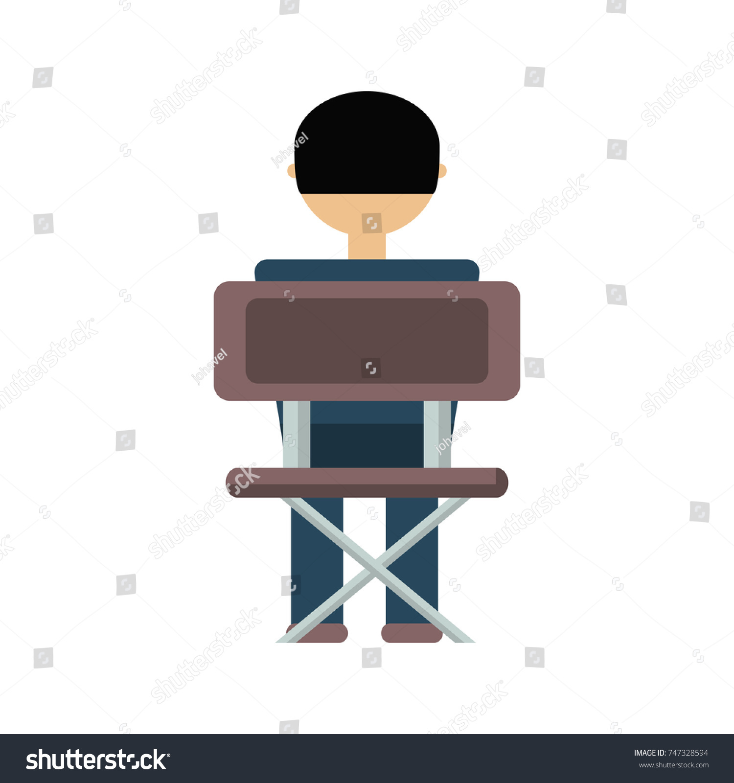 Boy Student Vector Illustration: vector de stock (libre de regalías ...