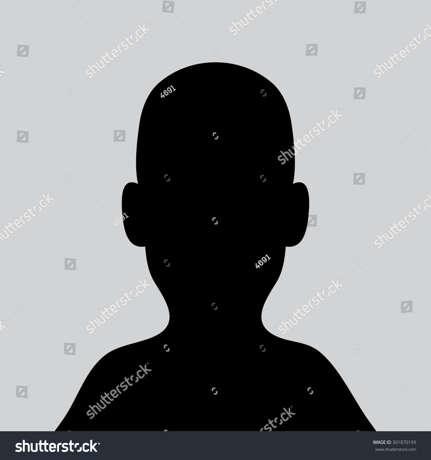 Boy Vector Profile Avatar Icon 스톡 벡터(로열티 프리) 301870199