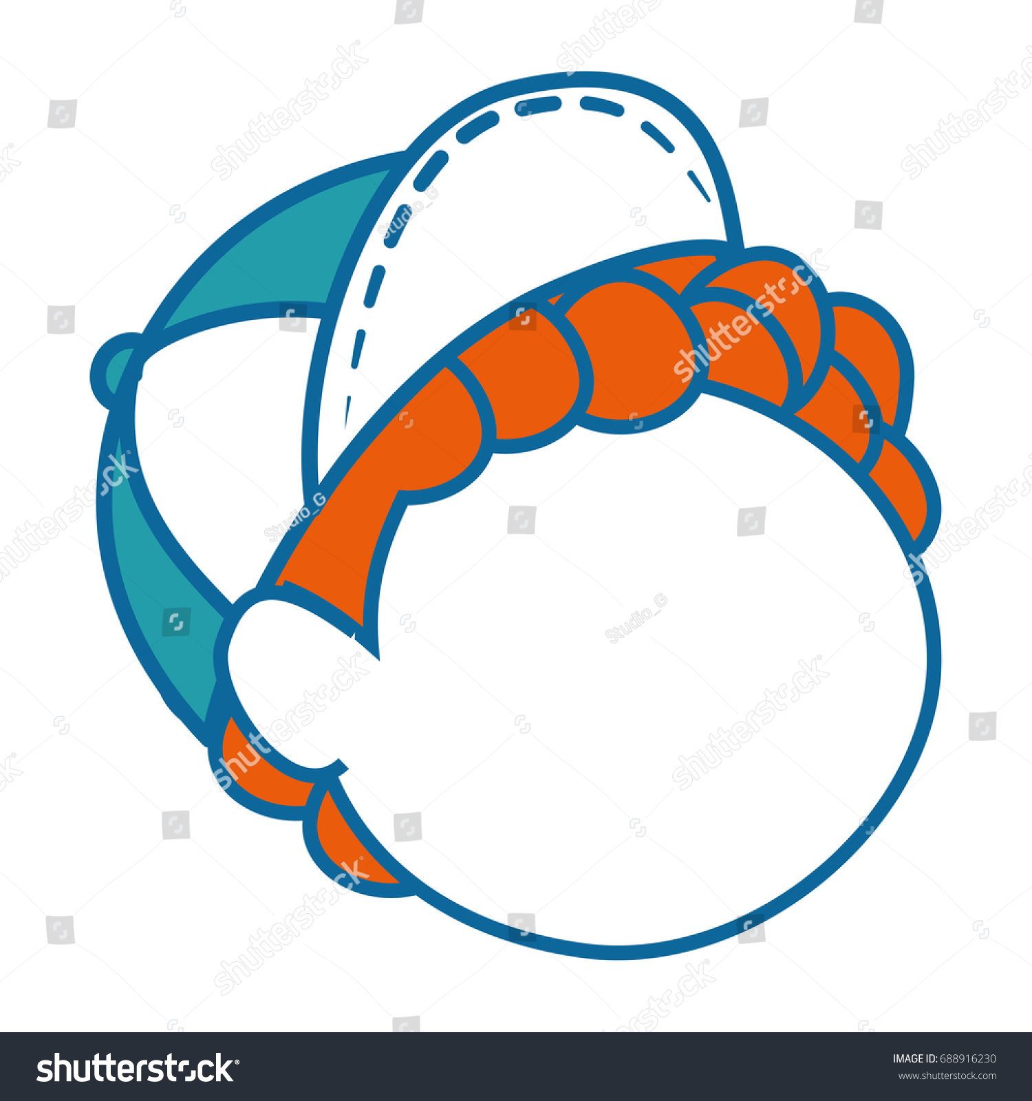 Boy Wearing Cap Icon Stock Vector (Royalty Free) 688916230
