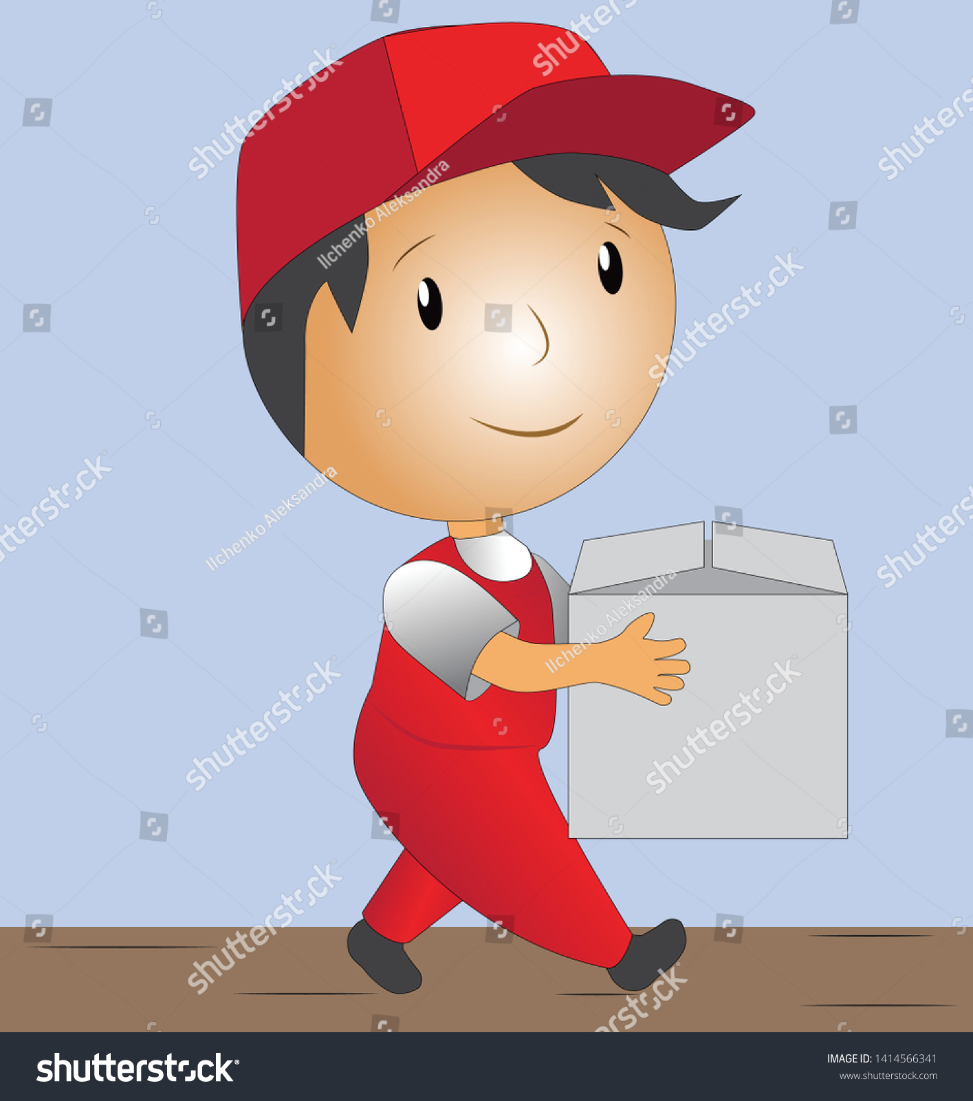 Boy Box Vector Illustration: เวกเตอร์สต็อก (ปลอดค่าลิขสิทธิ์ ...