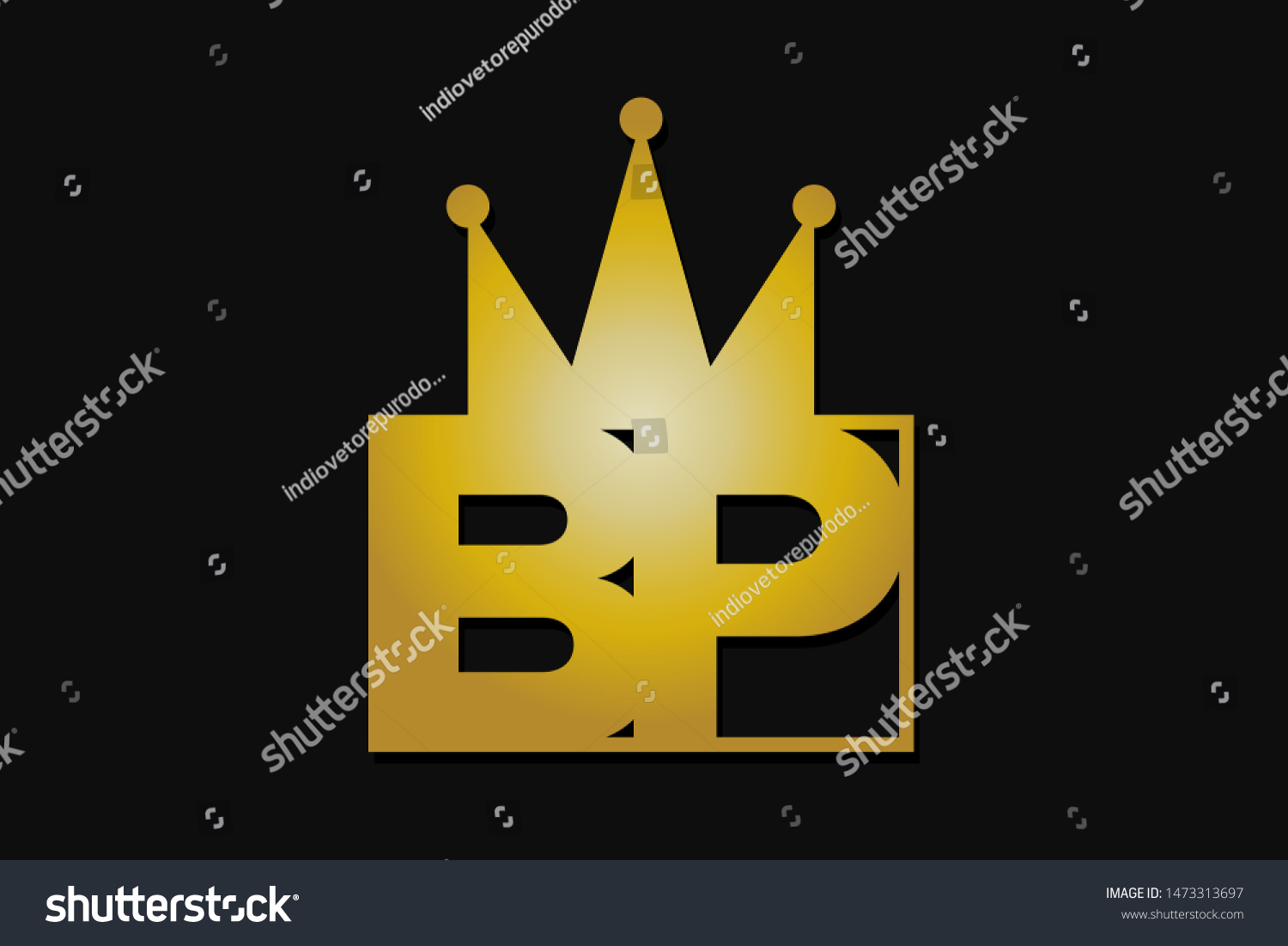 Bp Logo Gold Crown Stock Vector (Royalty Free) 1473313697 | Shutterstock