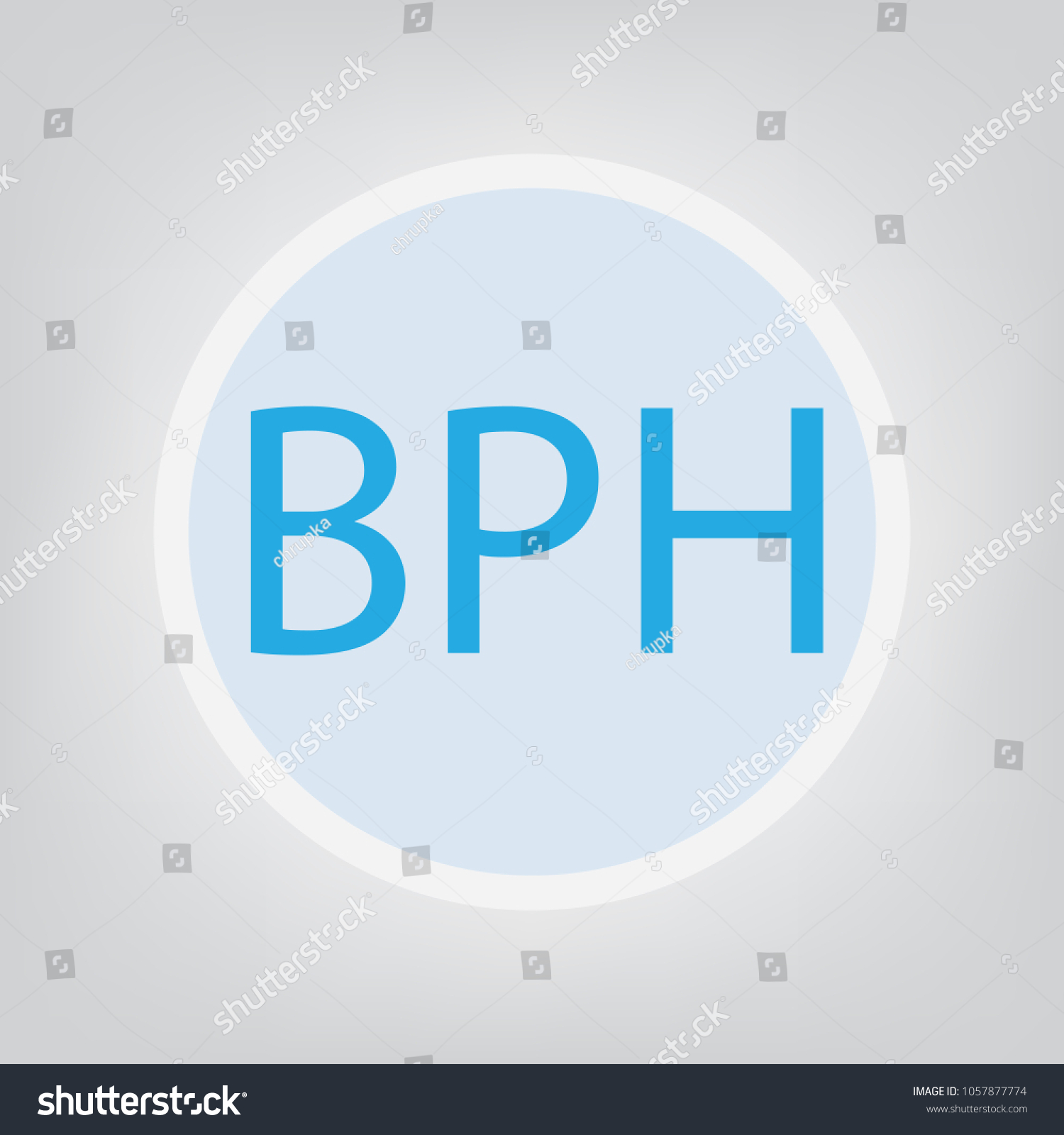Bph Benign Prostatic Hyperplasia Acronym Vector: vector de stock (libre ...