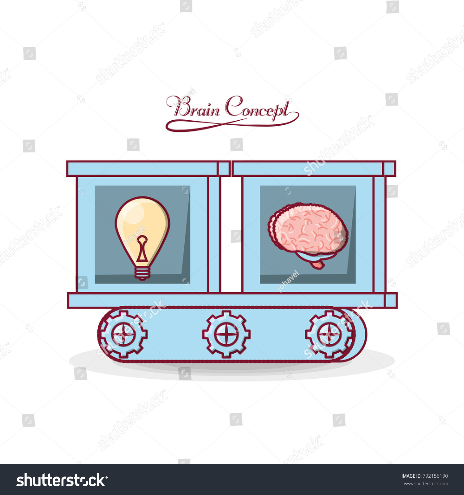 Brain Concept Design Stock Vector (Royalty Free) 792156190 | Shutterstock