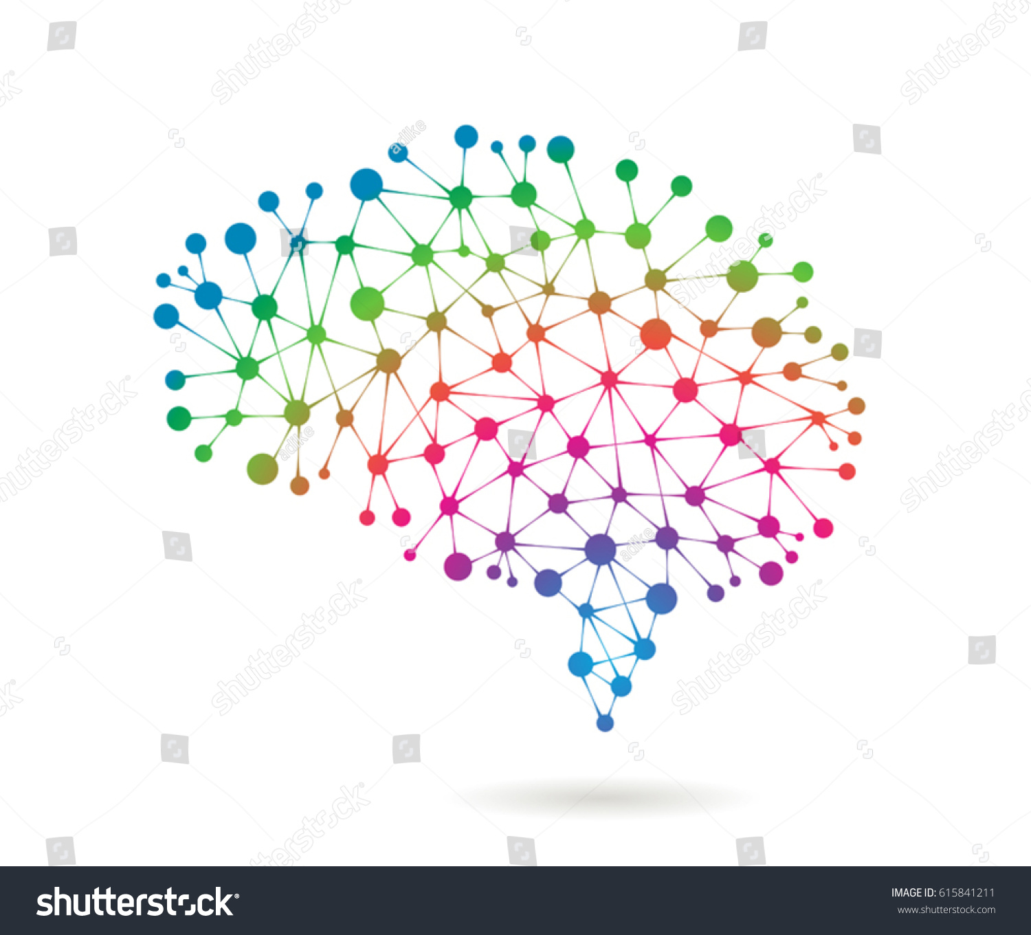Brain Connections: vetor stock (livre de direitos) 615841211 | Shutterstock