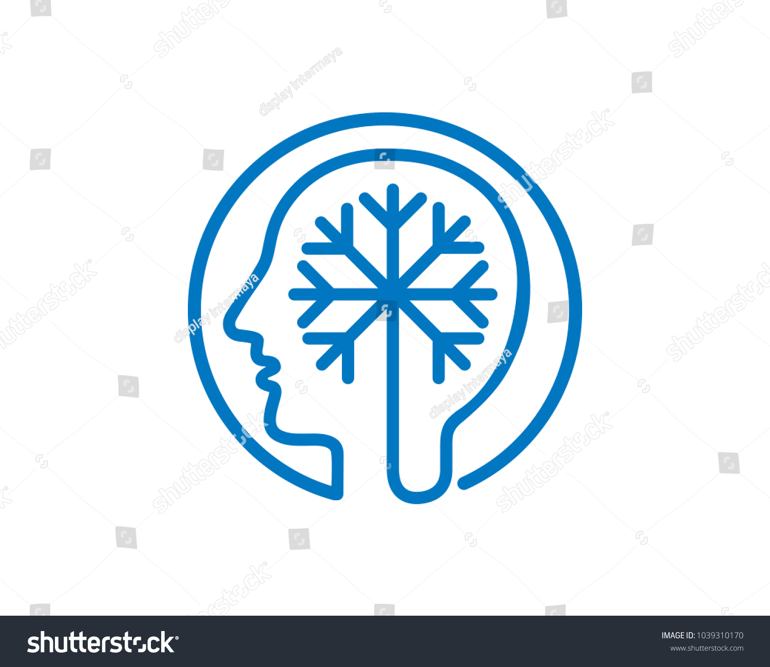 Brain Freeze Symptom Stock Vector (Royalty Free) 1039310170 | Shutterstock