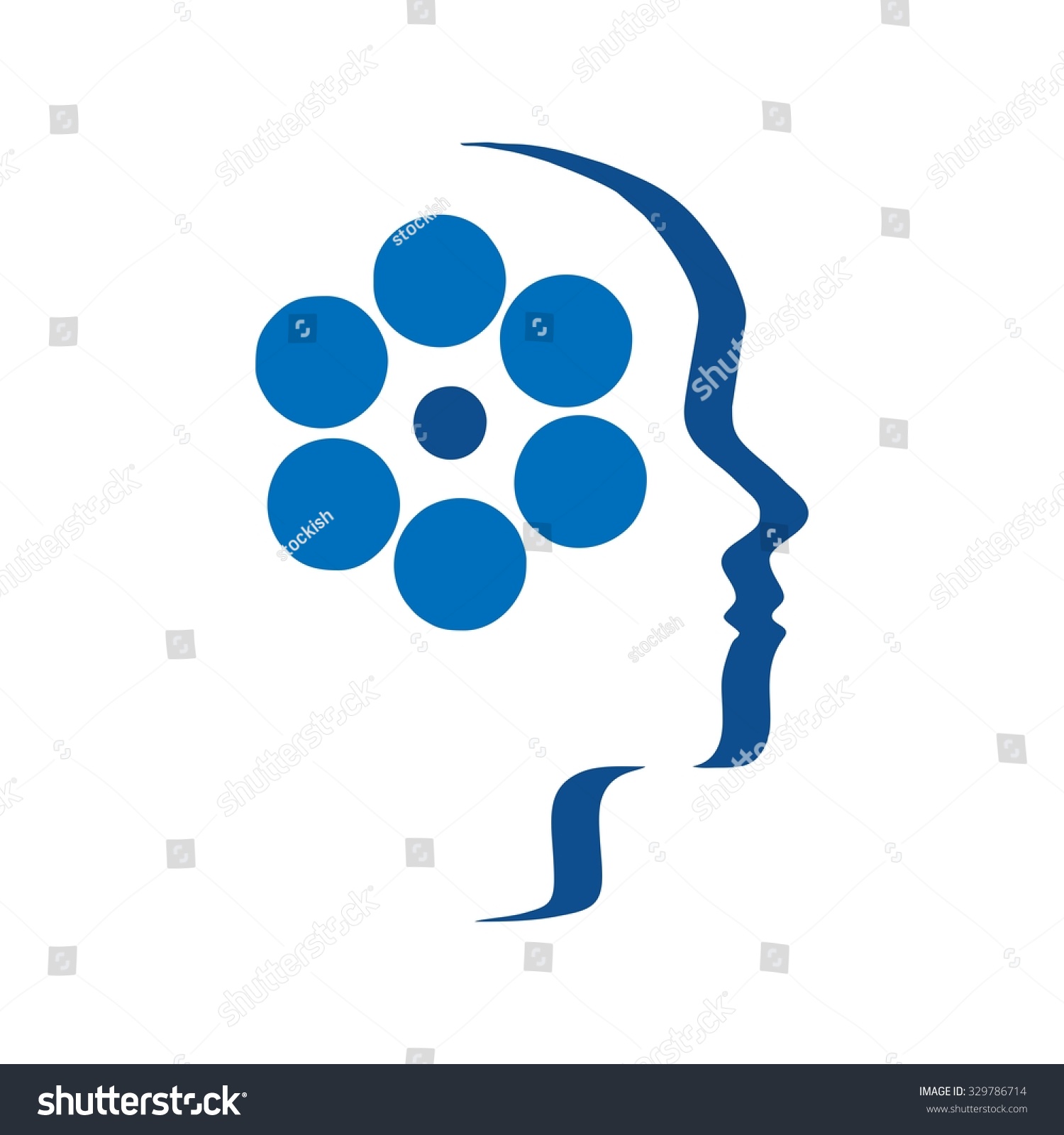 Brain Healthy Logo Stock Vector (Royalty Free) 329786714 | Shutterstock