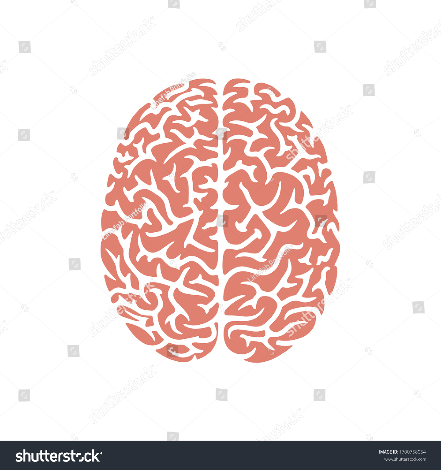 Brain Icon Graphic Design Projects Stock Vector (Royalty Free ...
