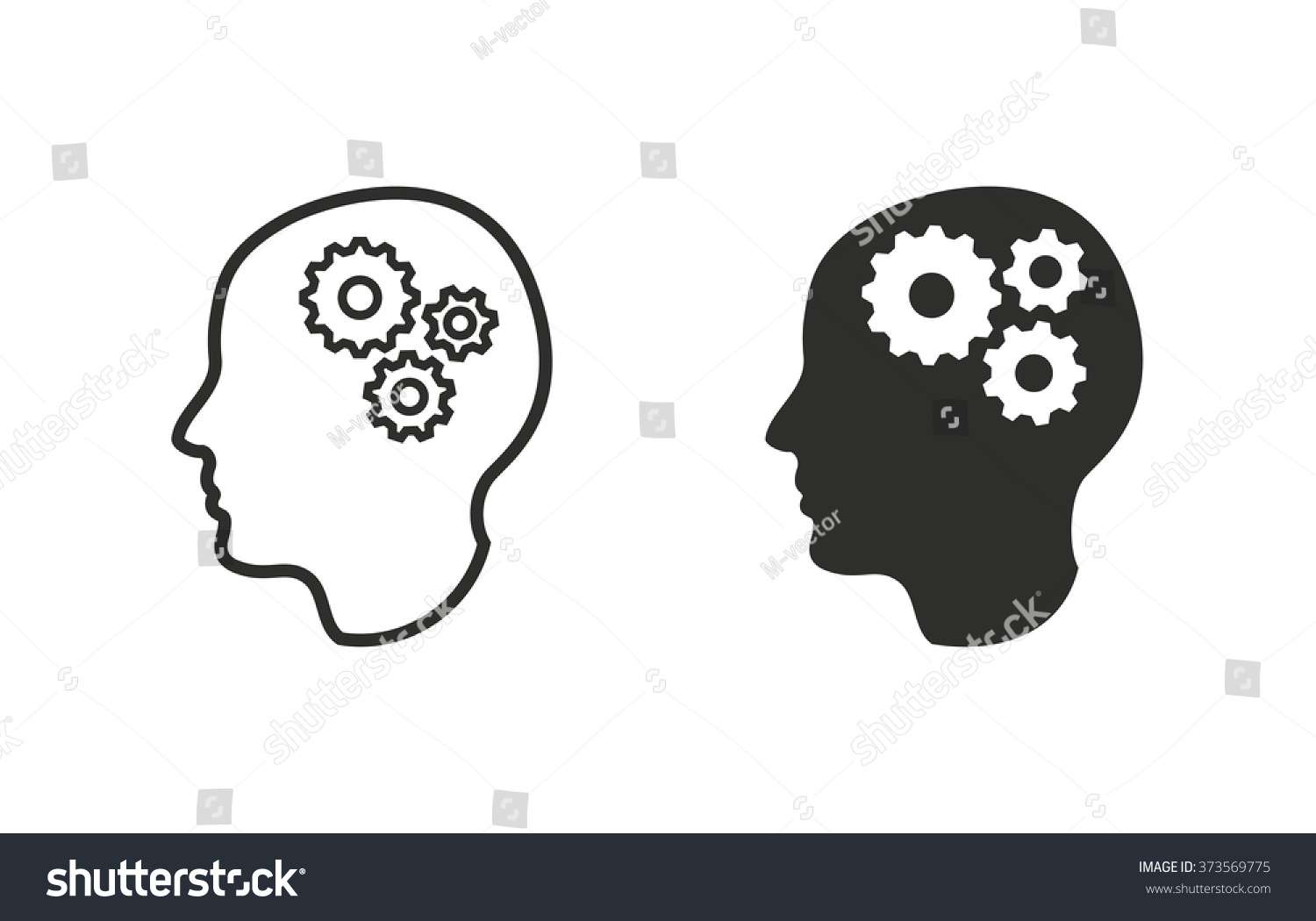 94,820 Black white thinking Stock Vectors, Images & Vector Art ...