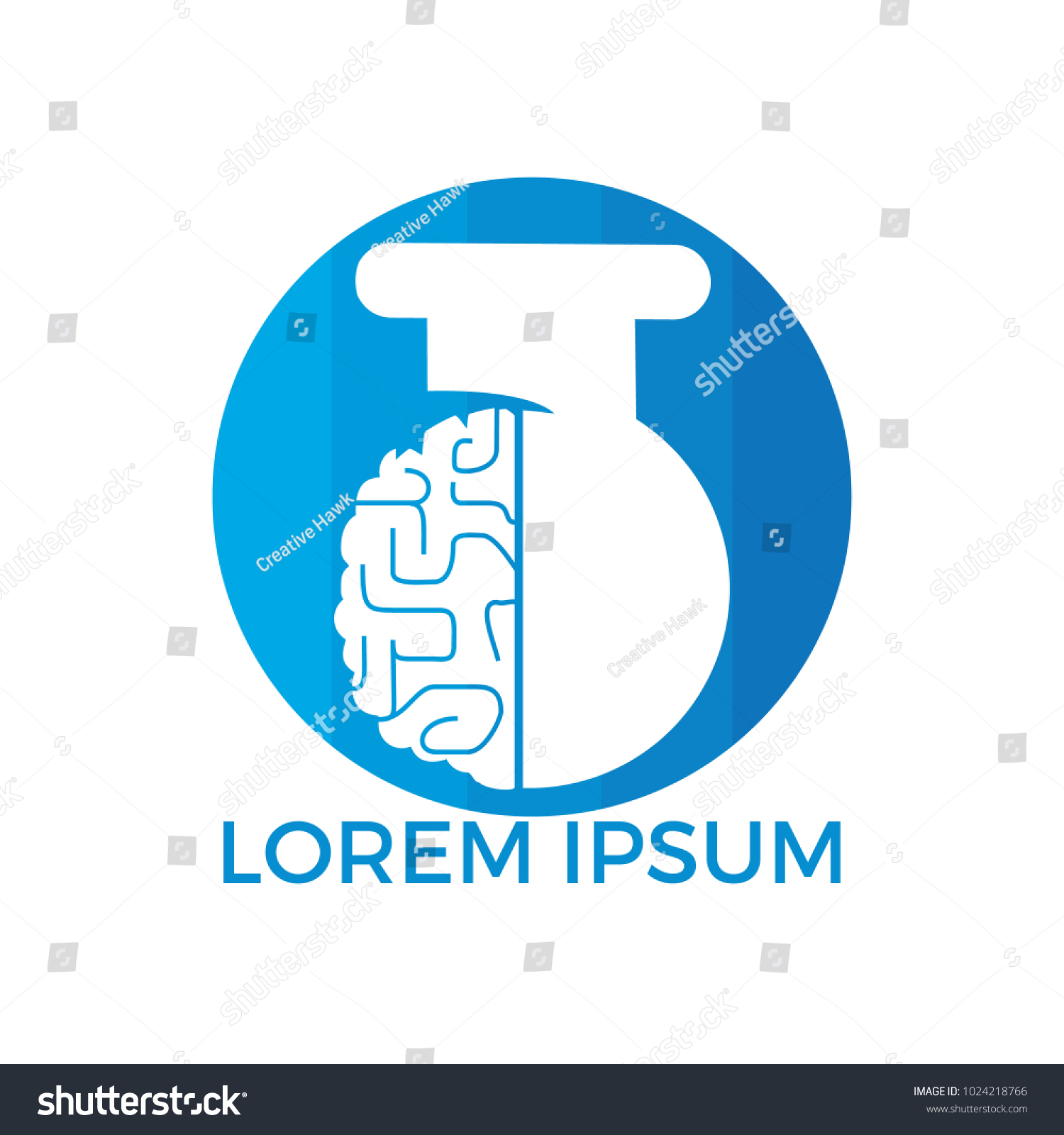 Brain Lab Logo Design Stock Vector (Royalty Free) 1024218766
