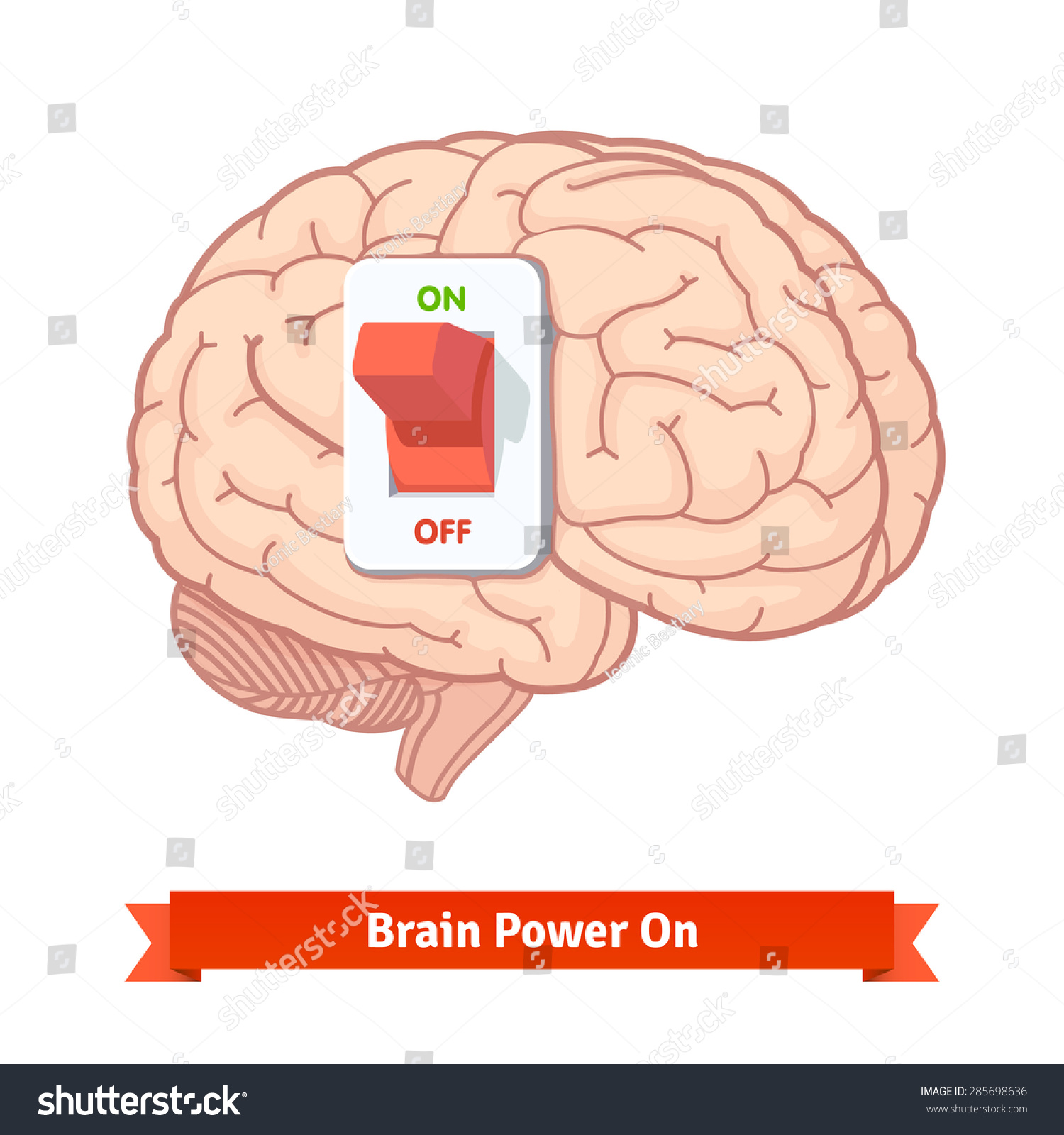 400 Turn off the brain Images, Stock Photos & Vectors | Shutterstock