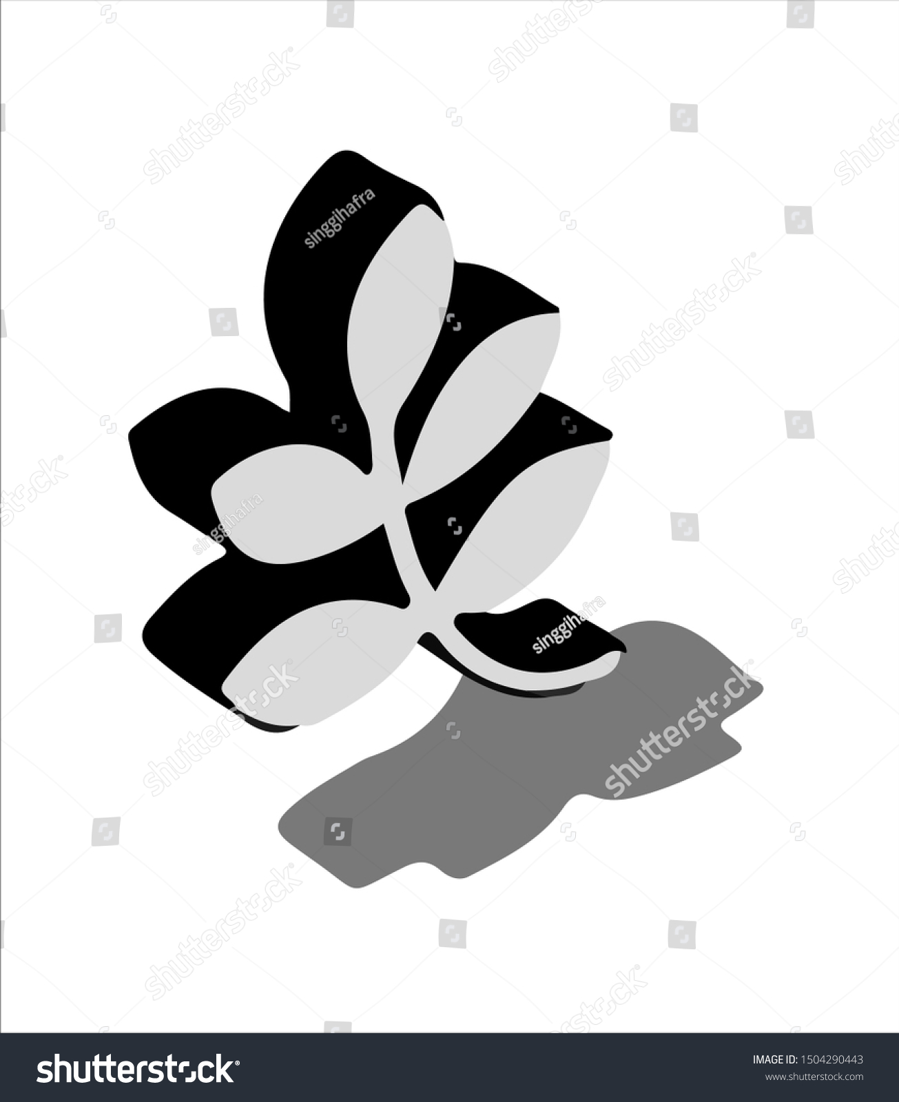 Branch Icon Symbol Isometric Vector Stock Vector (Royalty Free ...