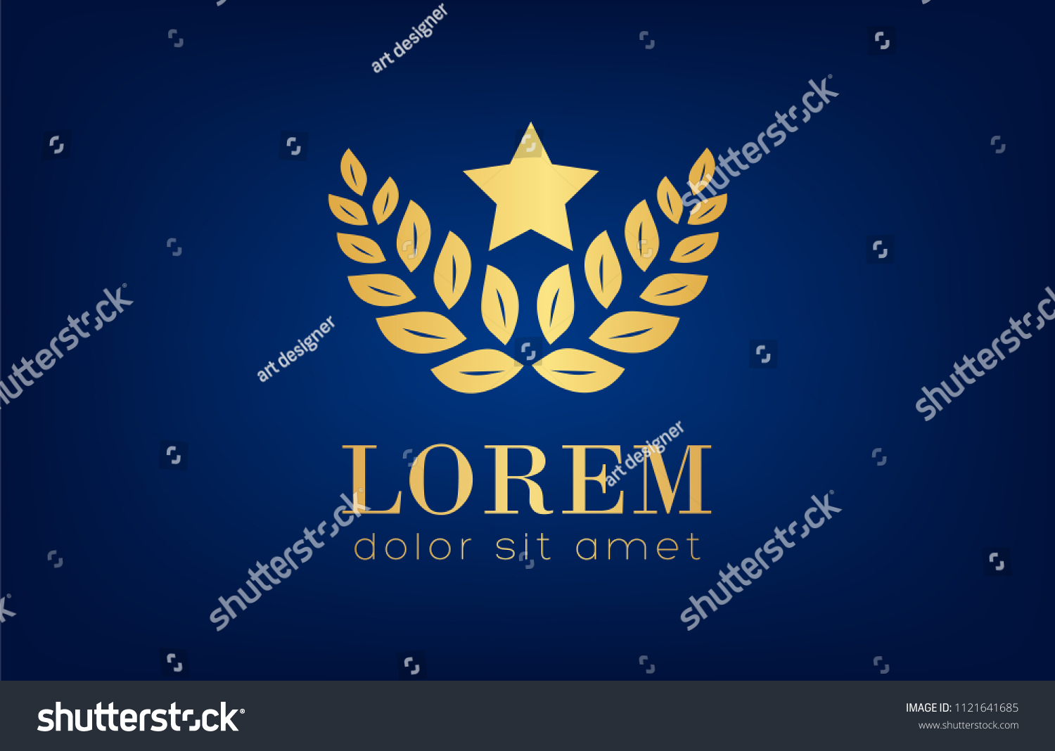 Branches Star Logo Vector Stock Vector (Royalty Free) 1121641685