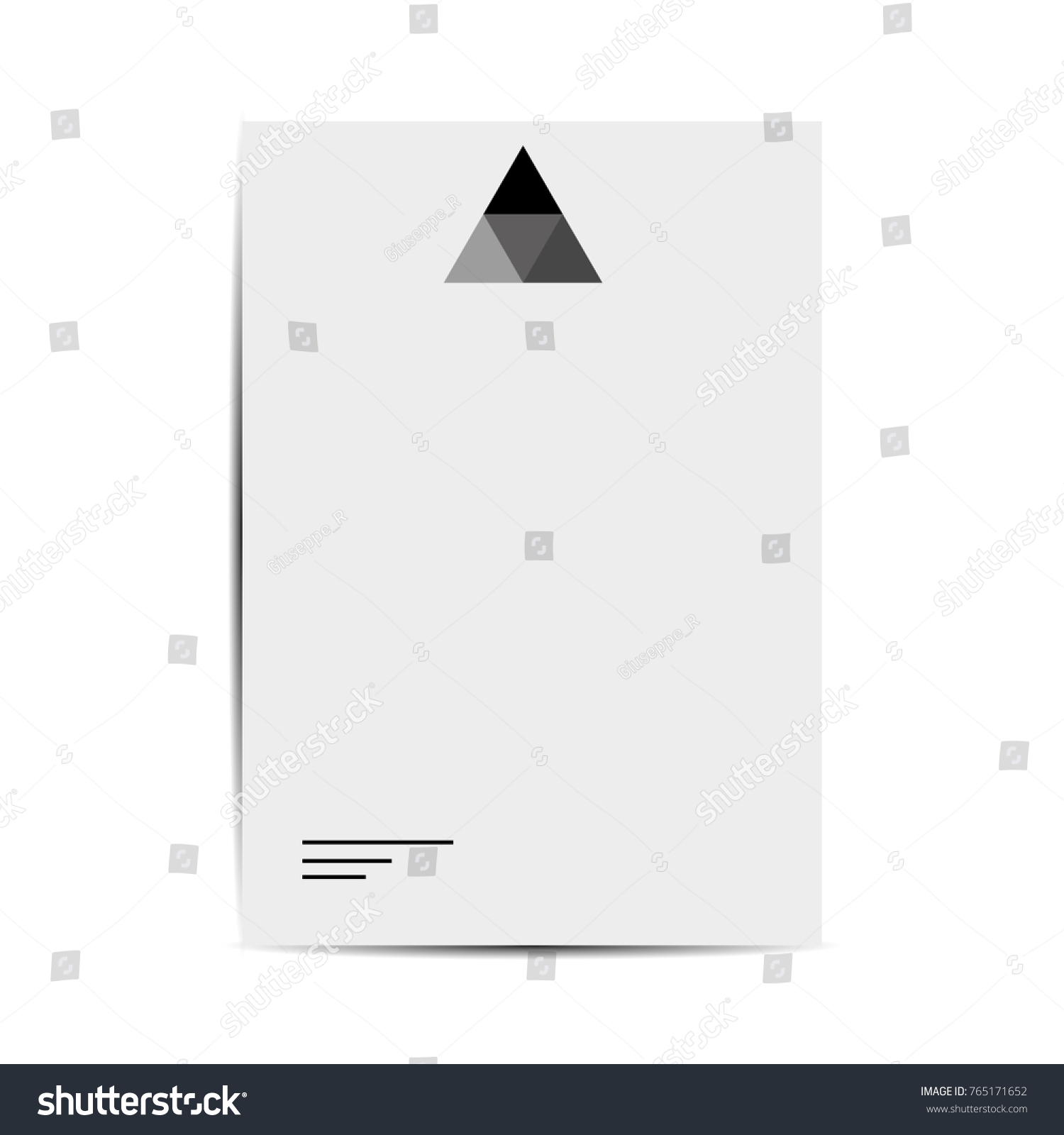 Branding Paper Design Stock Vector (Royalty Free) 765171652 | Shutterstock