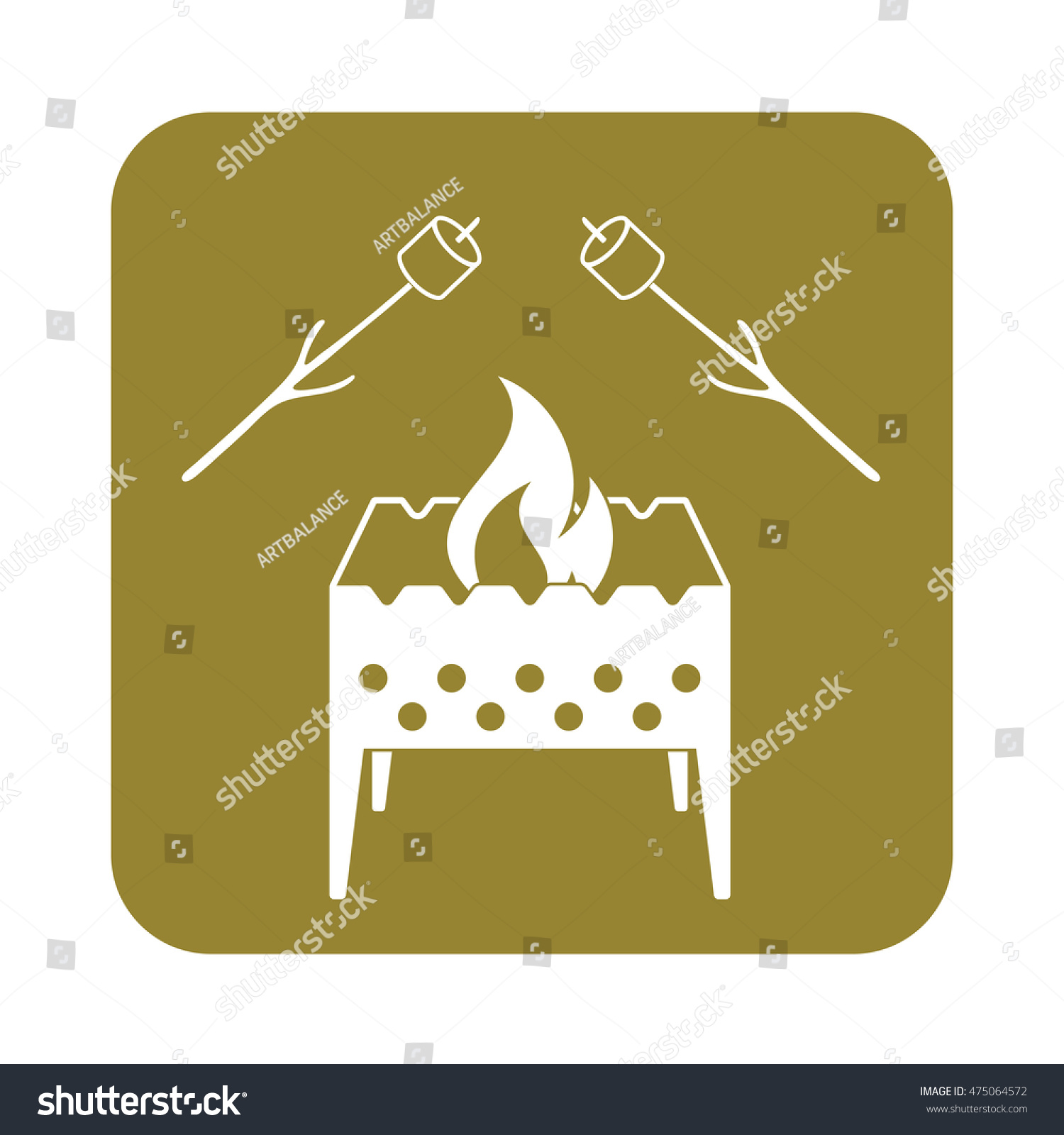 Brazier Zephyr Icon Vector Illustration Stock Vector (Royalty Free ...