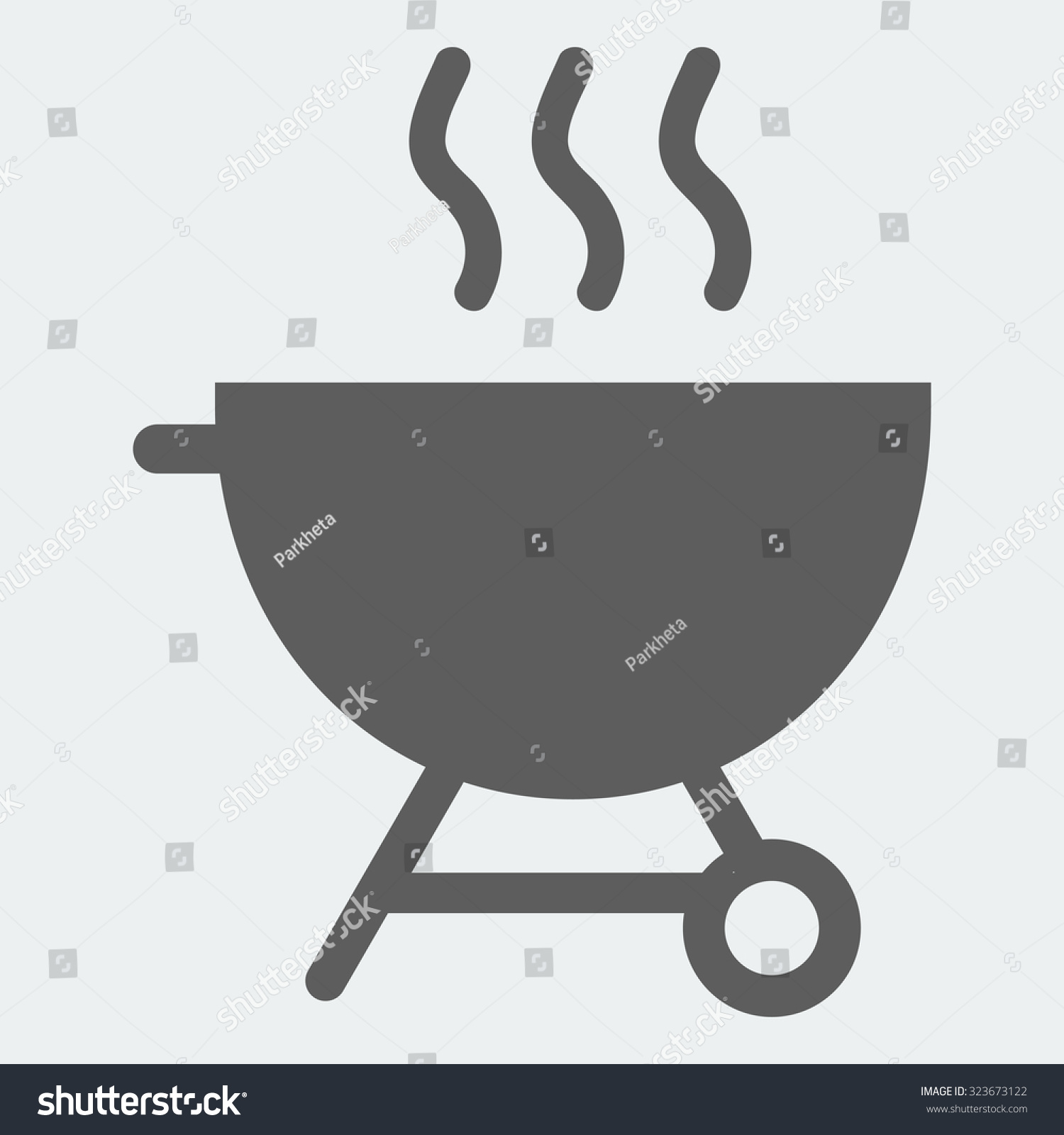 Brazier Icon On White Background Vector Stock Vector (Royalty Free ...