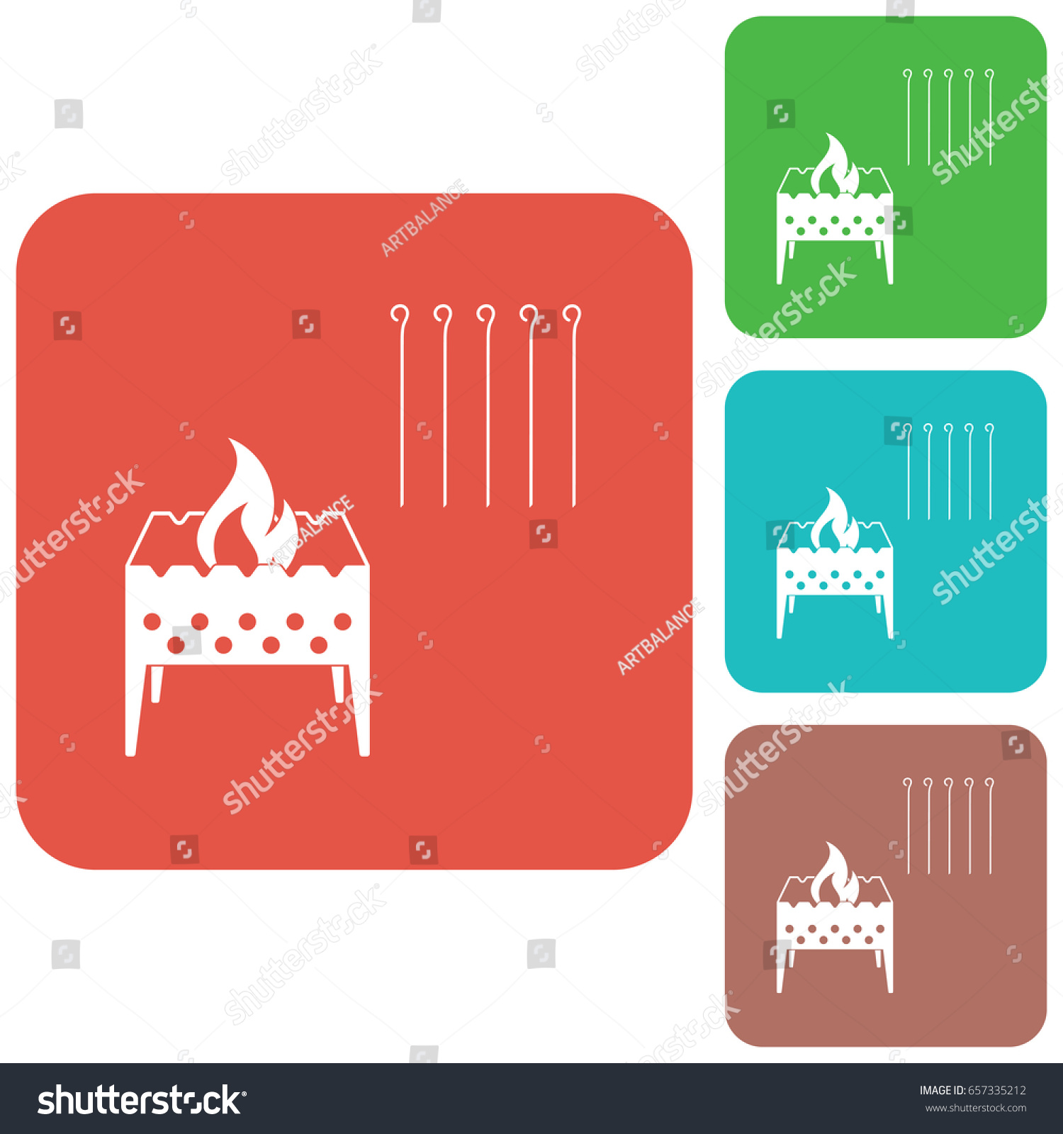 Brazier Icon Vector Illustration Stock Vector (Royalty Free) 657335212 ...
