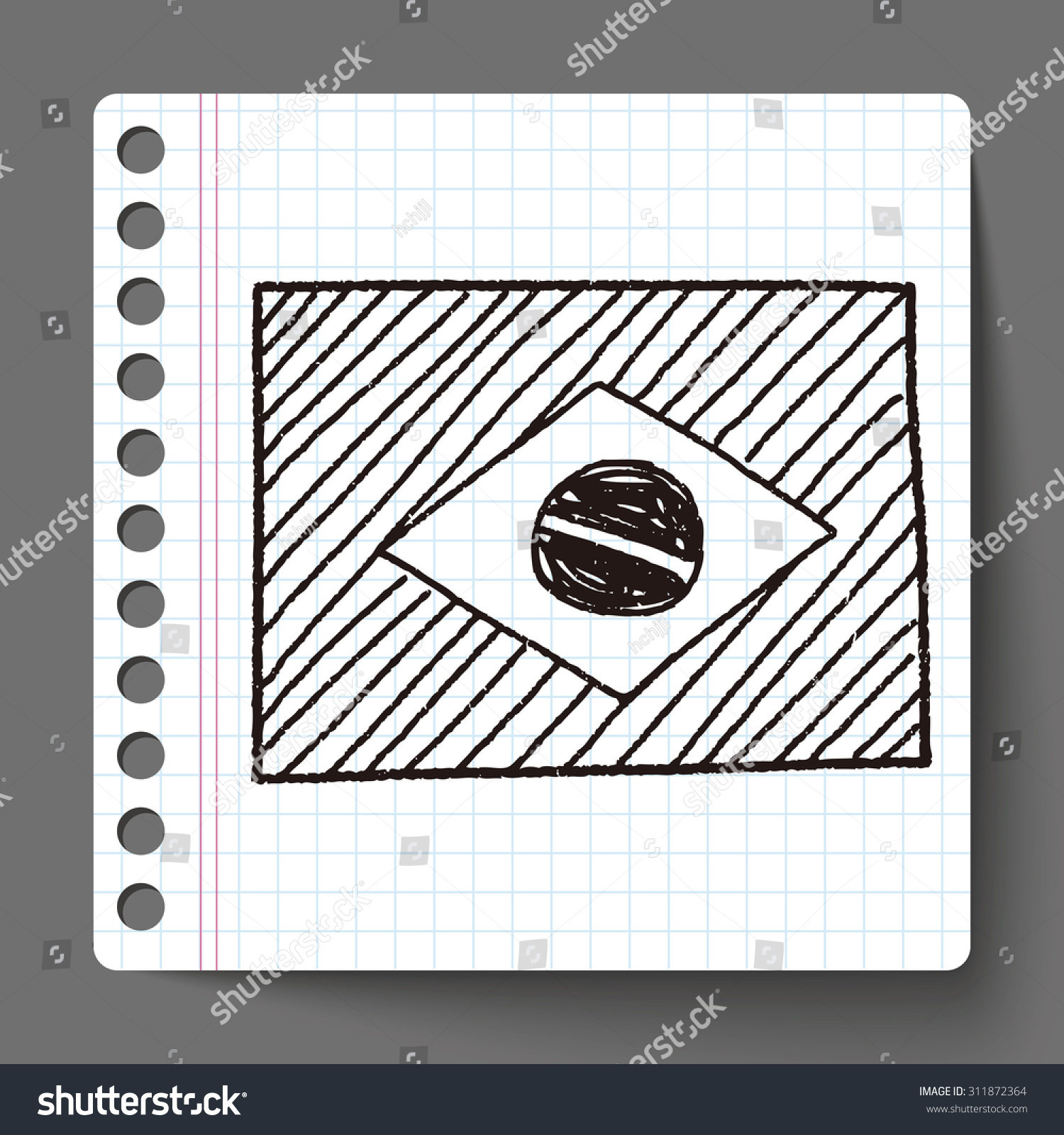 453 Brazilian flag doodle Images, Stock Photos & Vectors | Shutterstock
