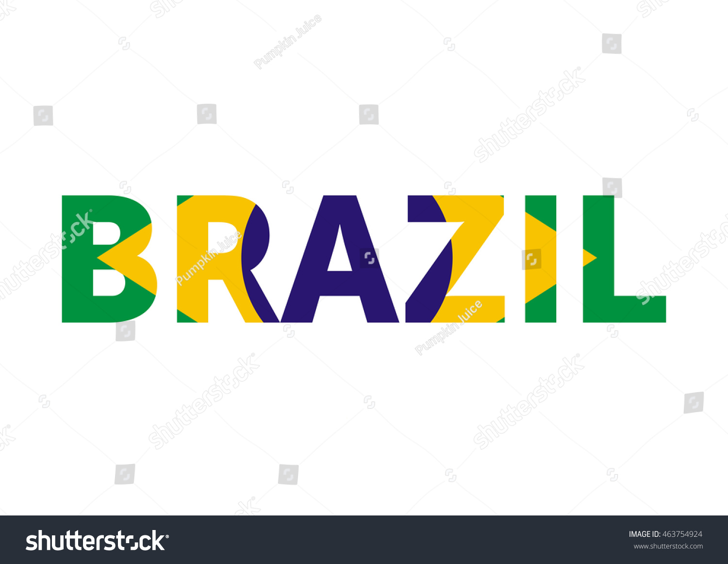 Brazil Word Vector Flag: เวกเตอร์สต็อก (ปลอดค่าลิขสิทธิ์) 463754924 ...