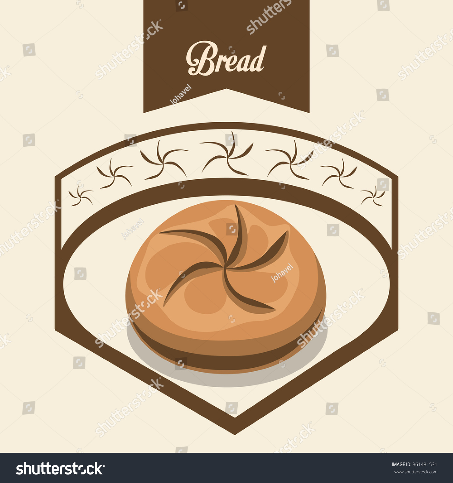 Bread Bakery Design Stock Vector (Royalty Free) 361481531 | Shutterstock