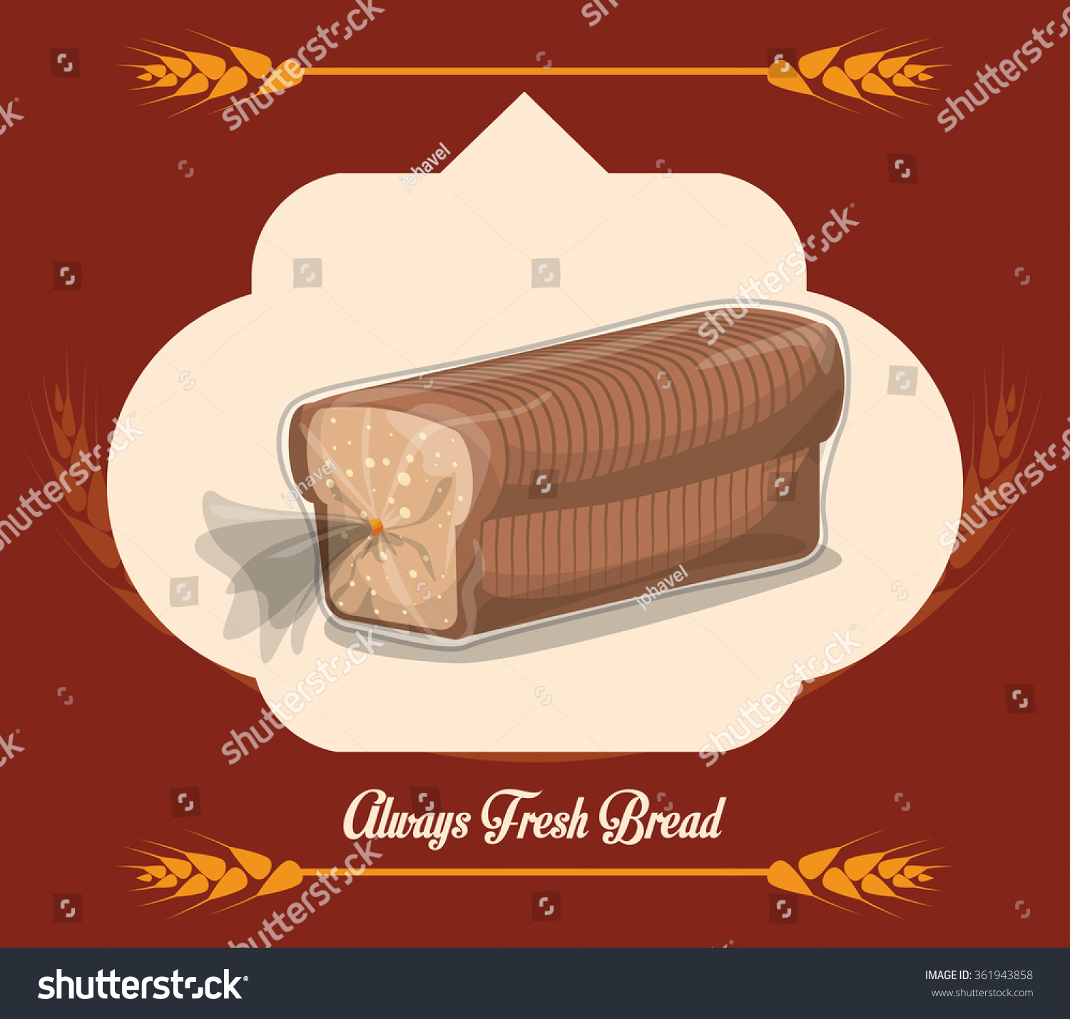 Bread Bakery Design Stock Vector (Royalty Free) 361943858 | Shutterstock