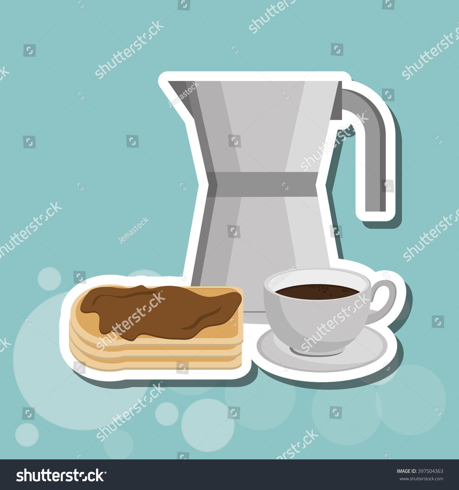 Breakfast Design Vector Illustration Stock Vector (Royalty Free ...