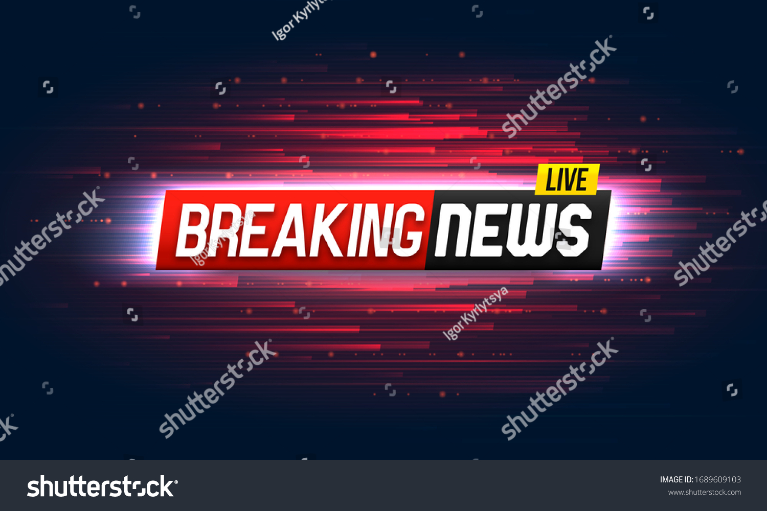 Breaking News Background Vector Template Your: vetor stock (livre de ...