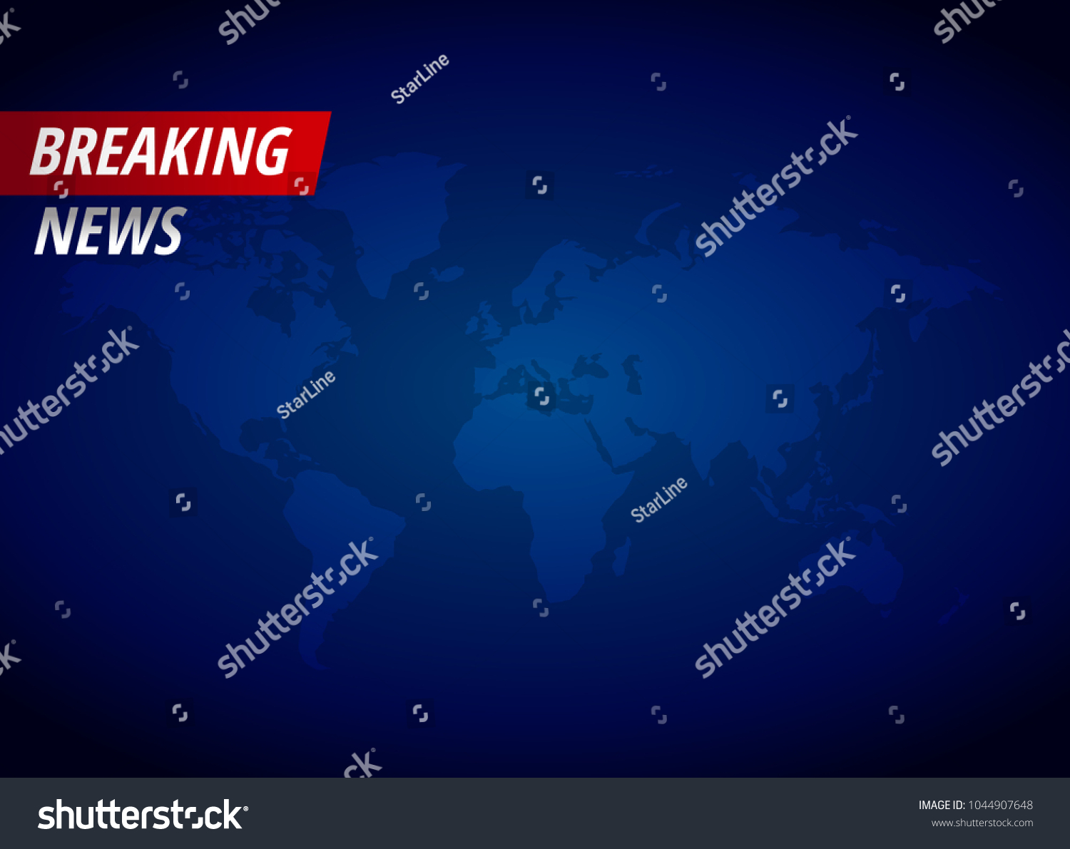 Breaking News Background Text Space Stock Vector (Royalty Free ...