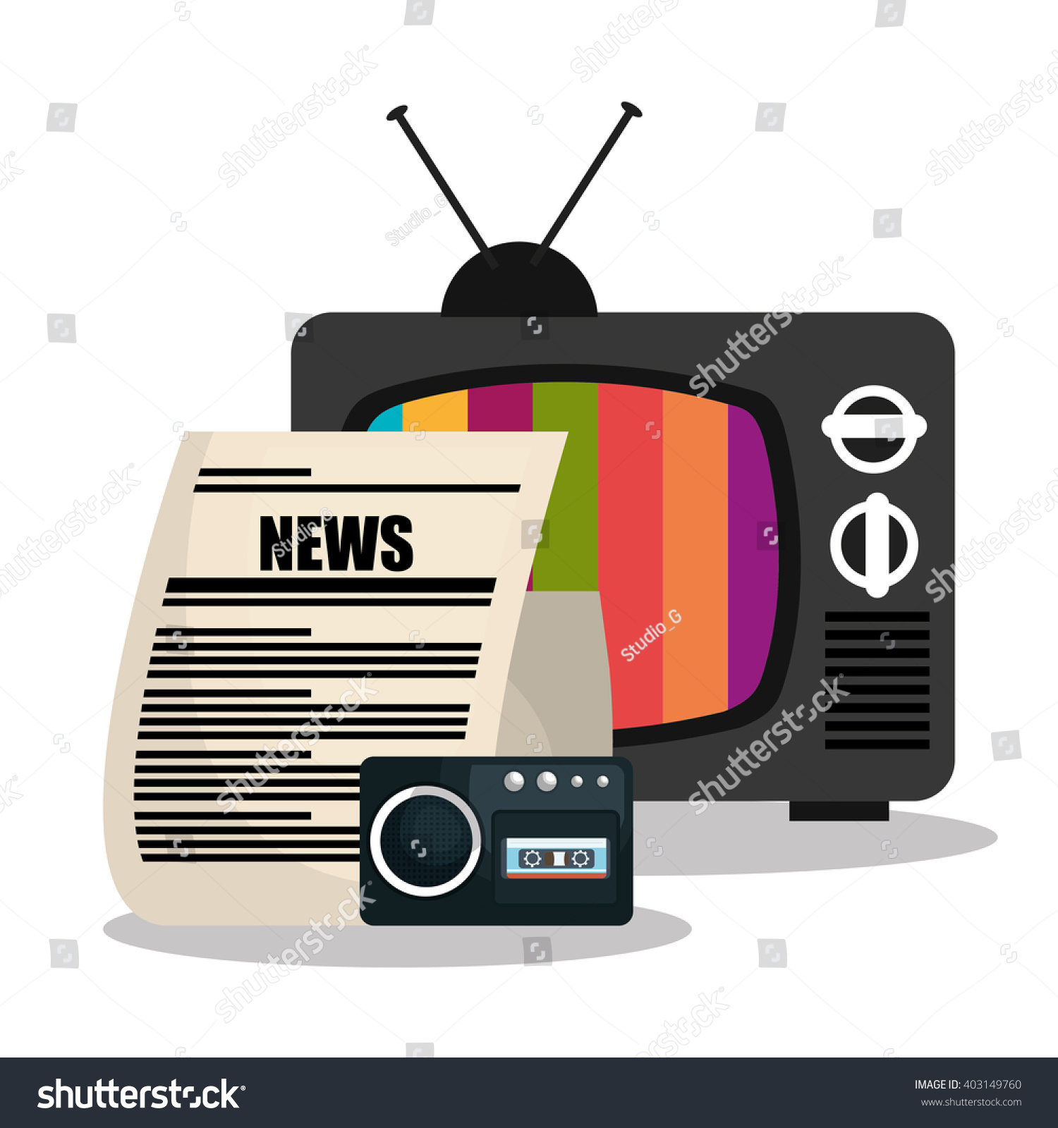 Breaking News Design Stock Vector (Royalty Free) 403149760 | Shutterstock