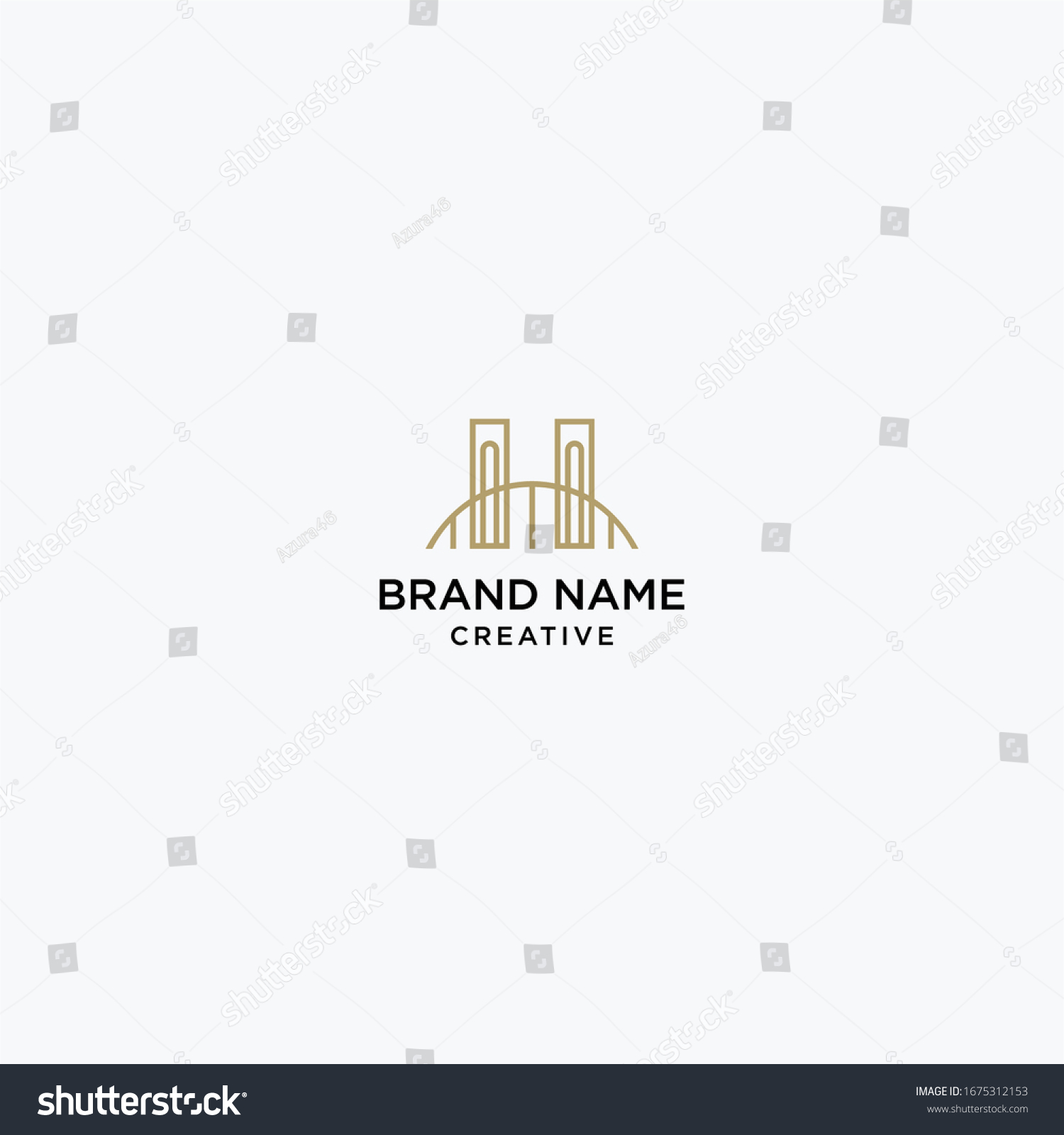 Brick Logo Design Concept Building Logo Stock Vector (Royalty Free ...