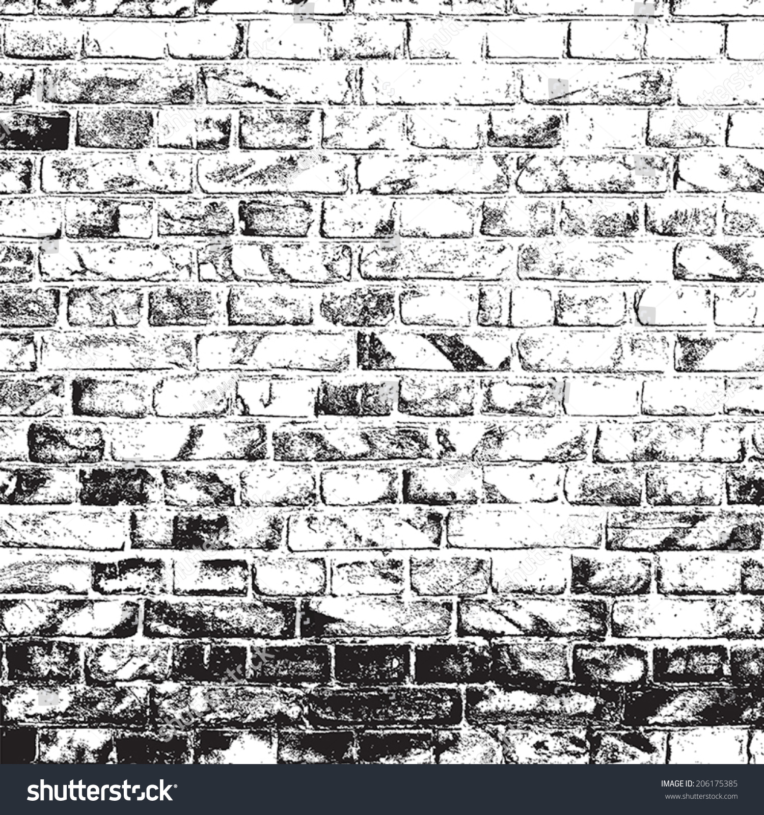 Brick Wall Overlay Background Your Design Stock Vector (Royalty Free ...