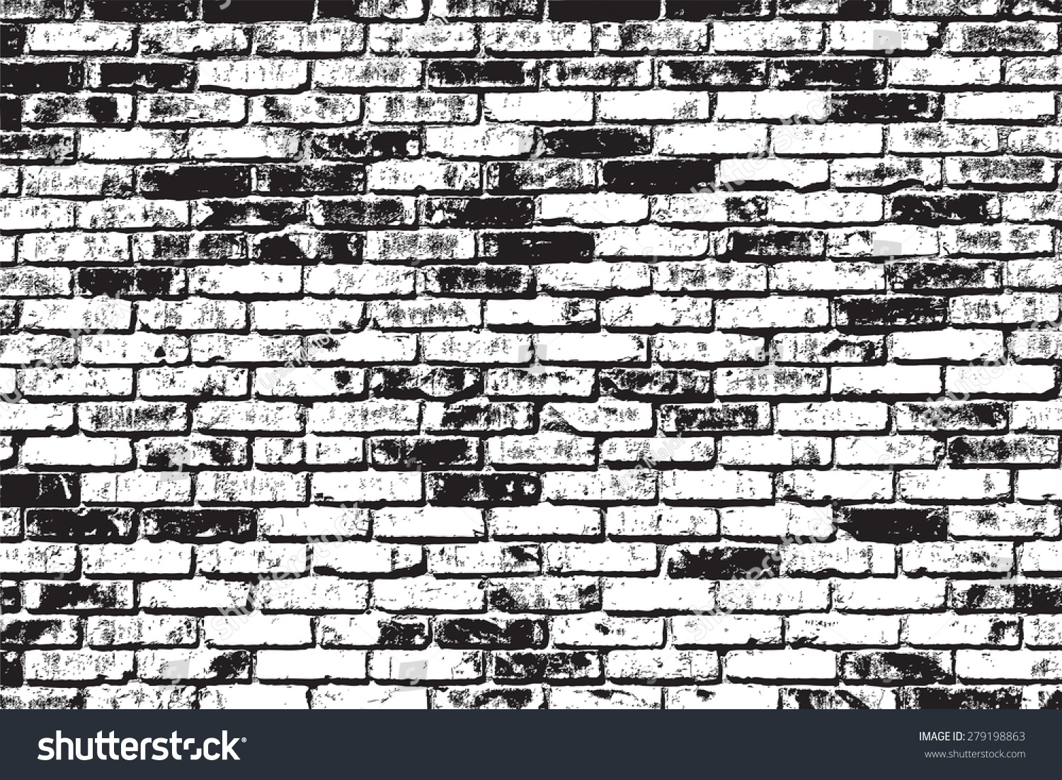 Brick Wall Overlay Texture Your Design: vetor stock (livre de direitos ...