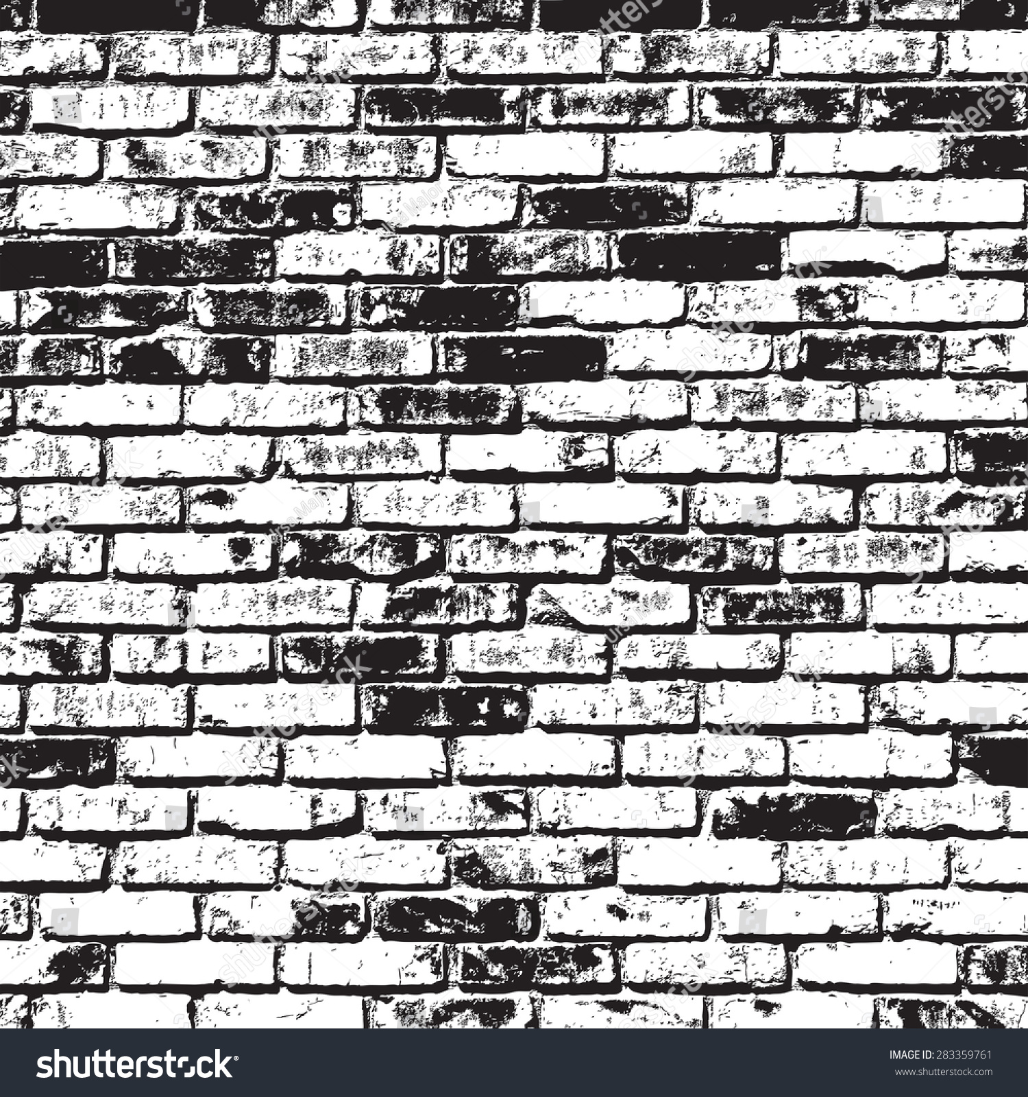Brick Wall Overlay Texture Your Design Stock Vector (Royalty Free ...