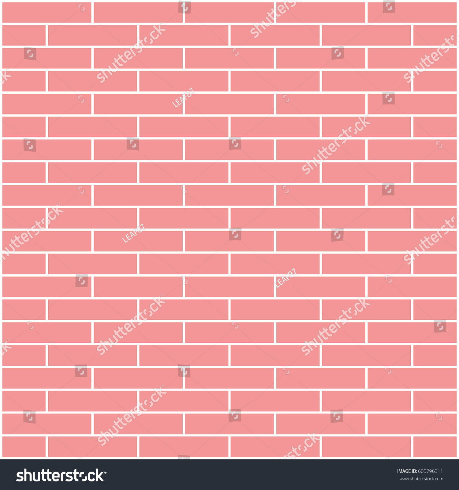 Brickwork Colored Abstract Background Vector Illustration Stock Vector ...