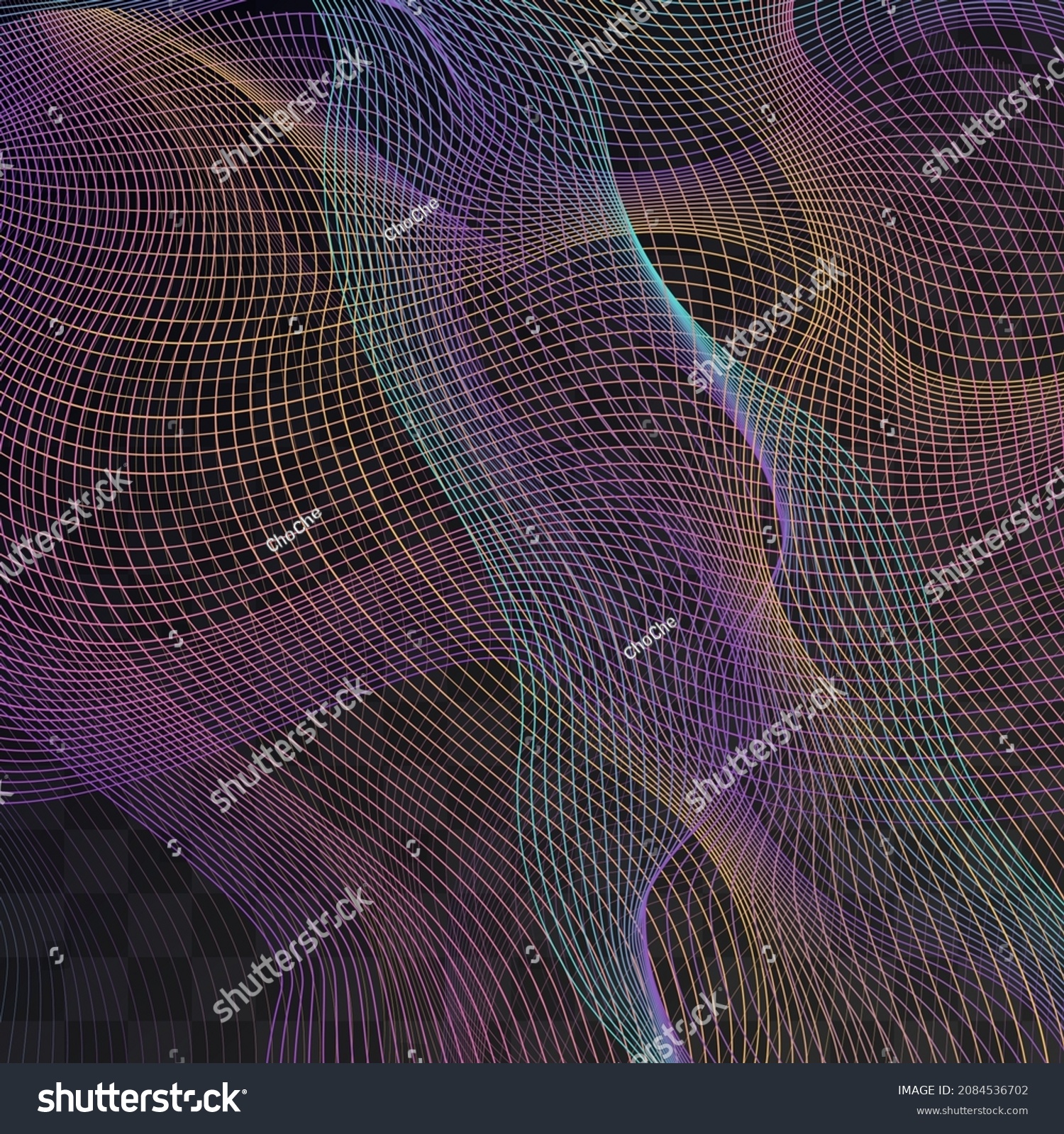 Bright Blend Abstract Vector Transparent Background Stock Vector ...