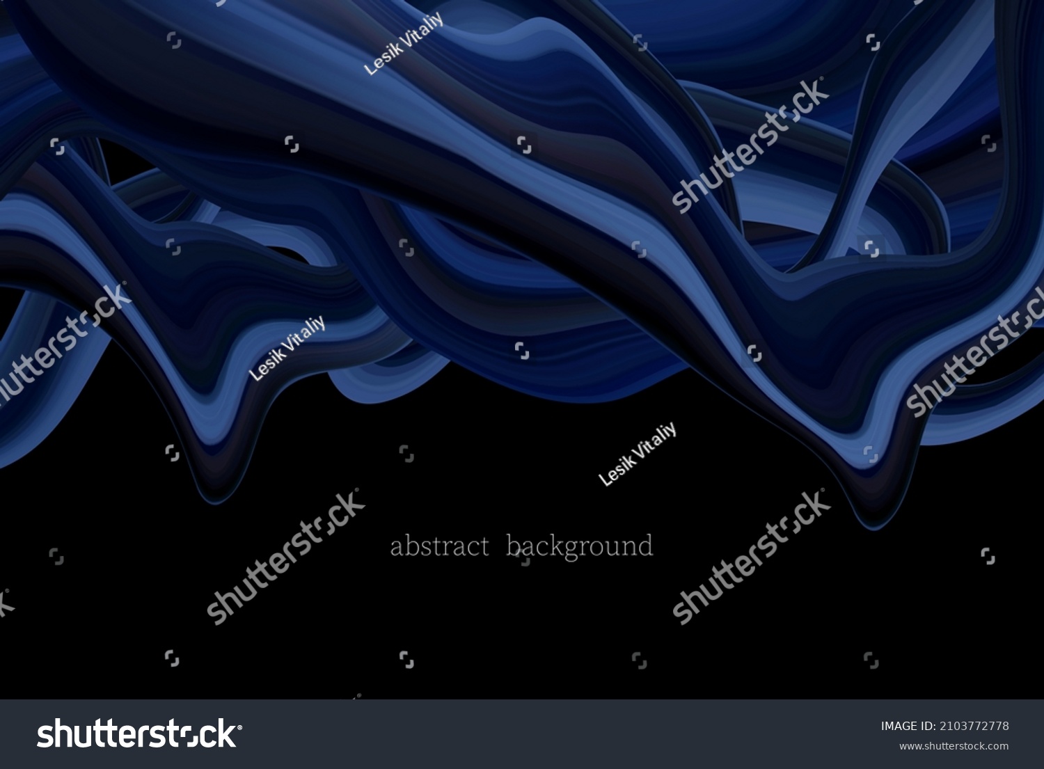 Bright Blue Abstract Background Vector Illustration Stock Vector ...