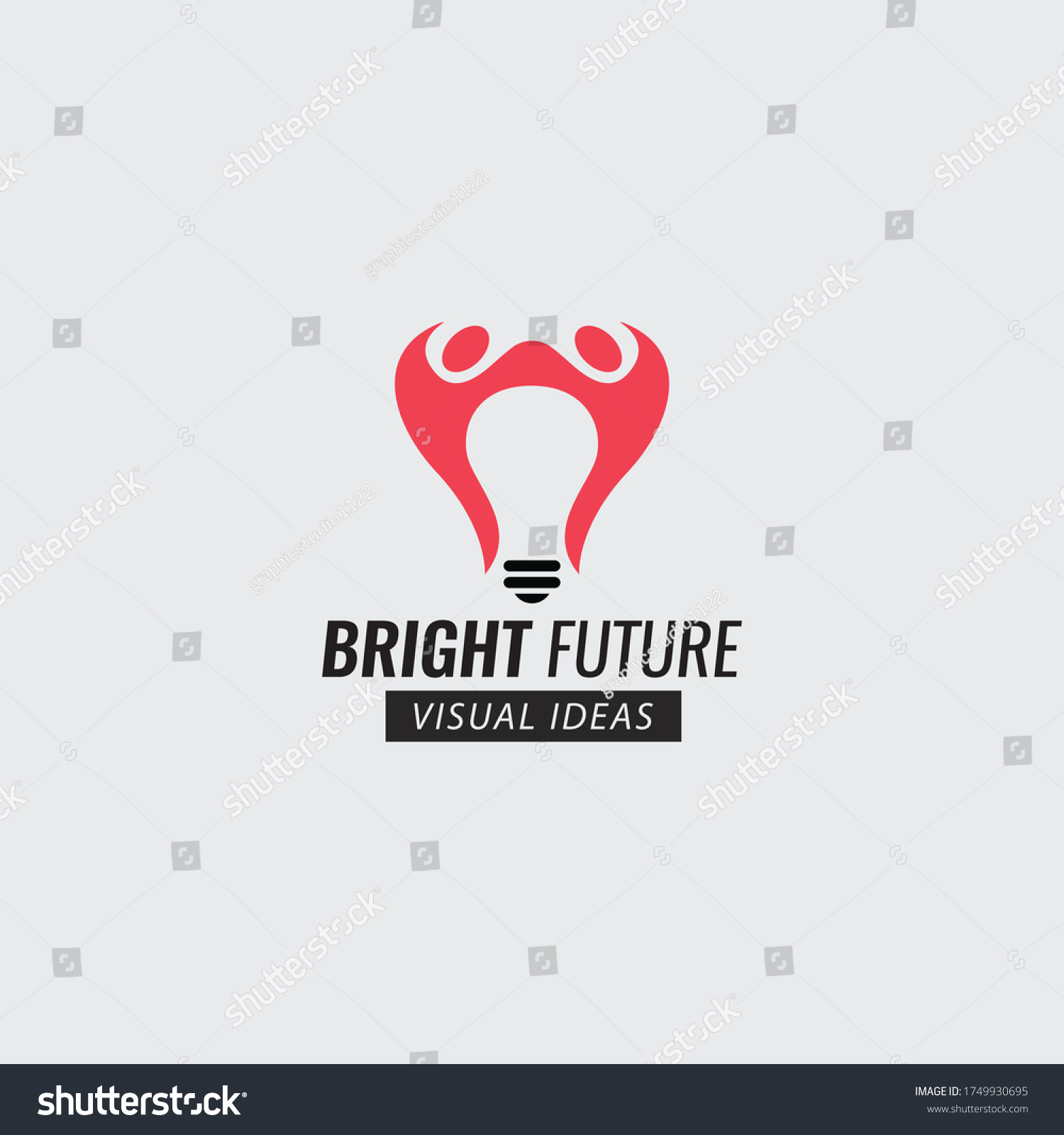 Bright Future Logo Design Template Vector: เวกเตอร์สต็อก (ปลอดค่า ...