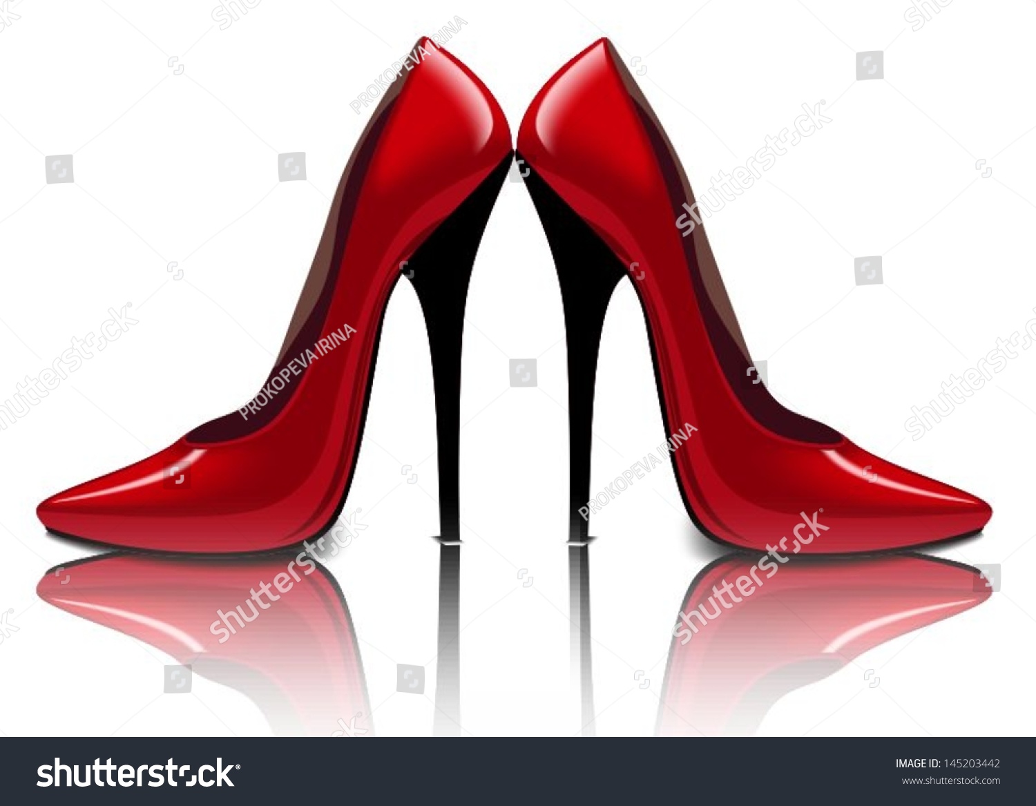red shoes vector,www.npssonipat.com