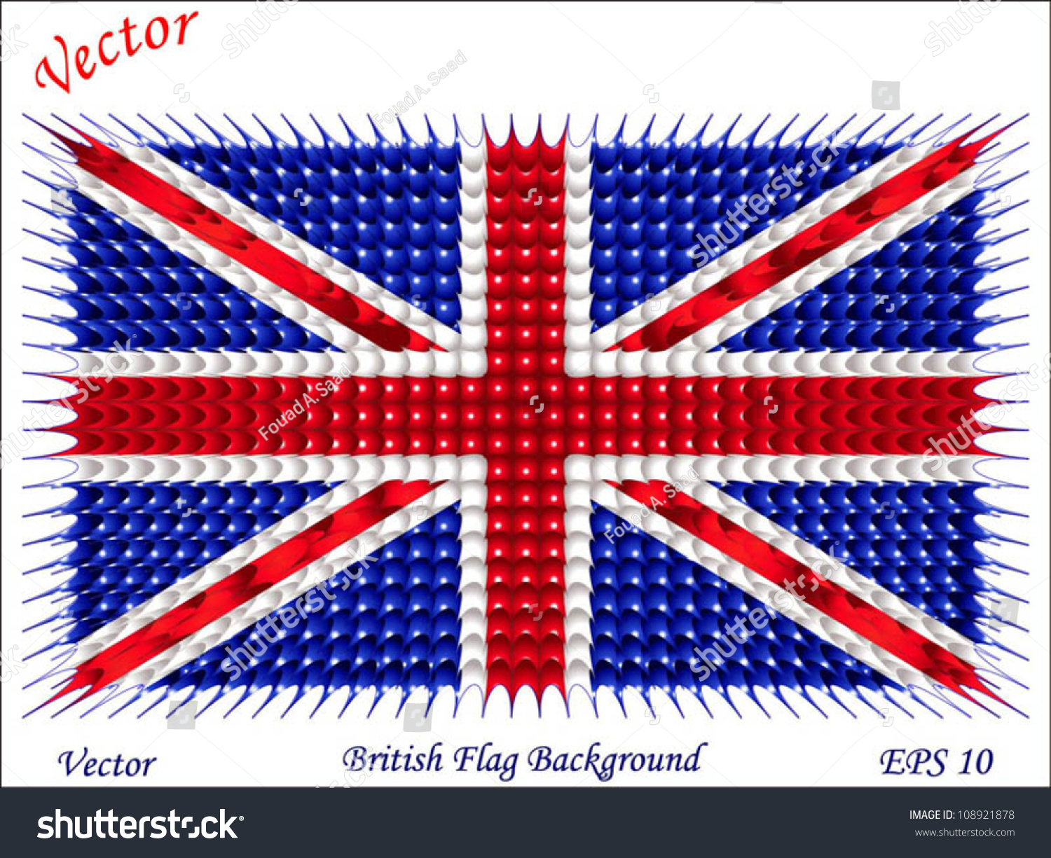 British Flag Stock Vector (Royalty Free) 108921878