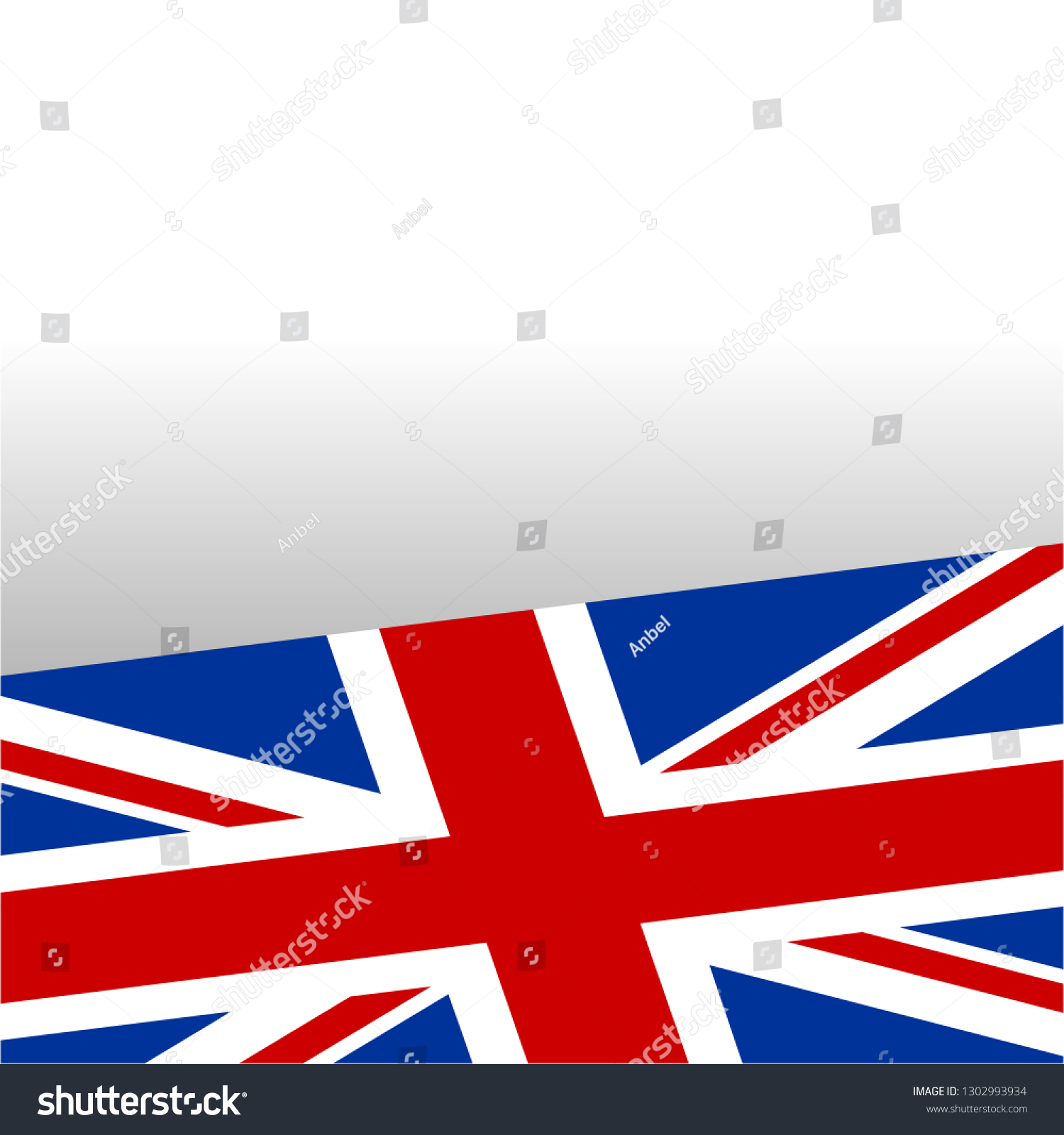 British Flag Frame Background Empty Space Stock Vector (Royalty Free ...