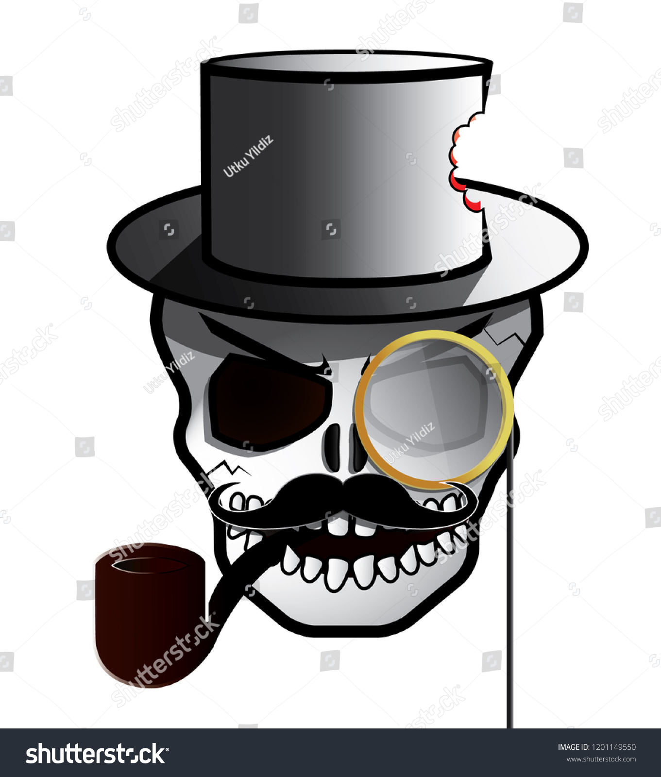 British Skull Vector Stock Vector (Royalty Free) 1201149550 | Shutterstock
