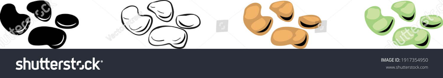 299 Beans fava Stock Vectors, Images & Vector Art | Shutterstock