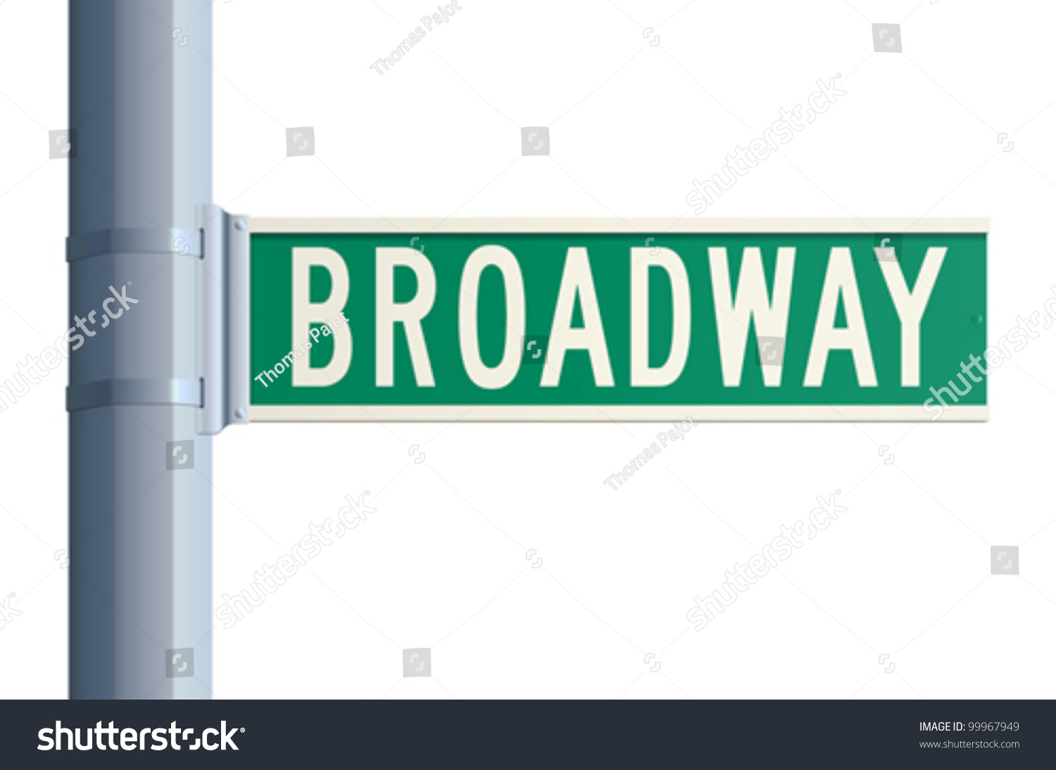 Broadway Sign Stock Vector (Royalty Free) 99967949 | Shutterstock