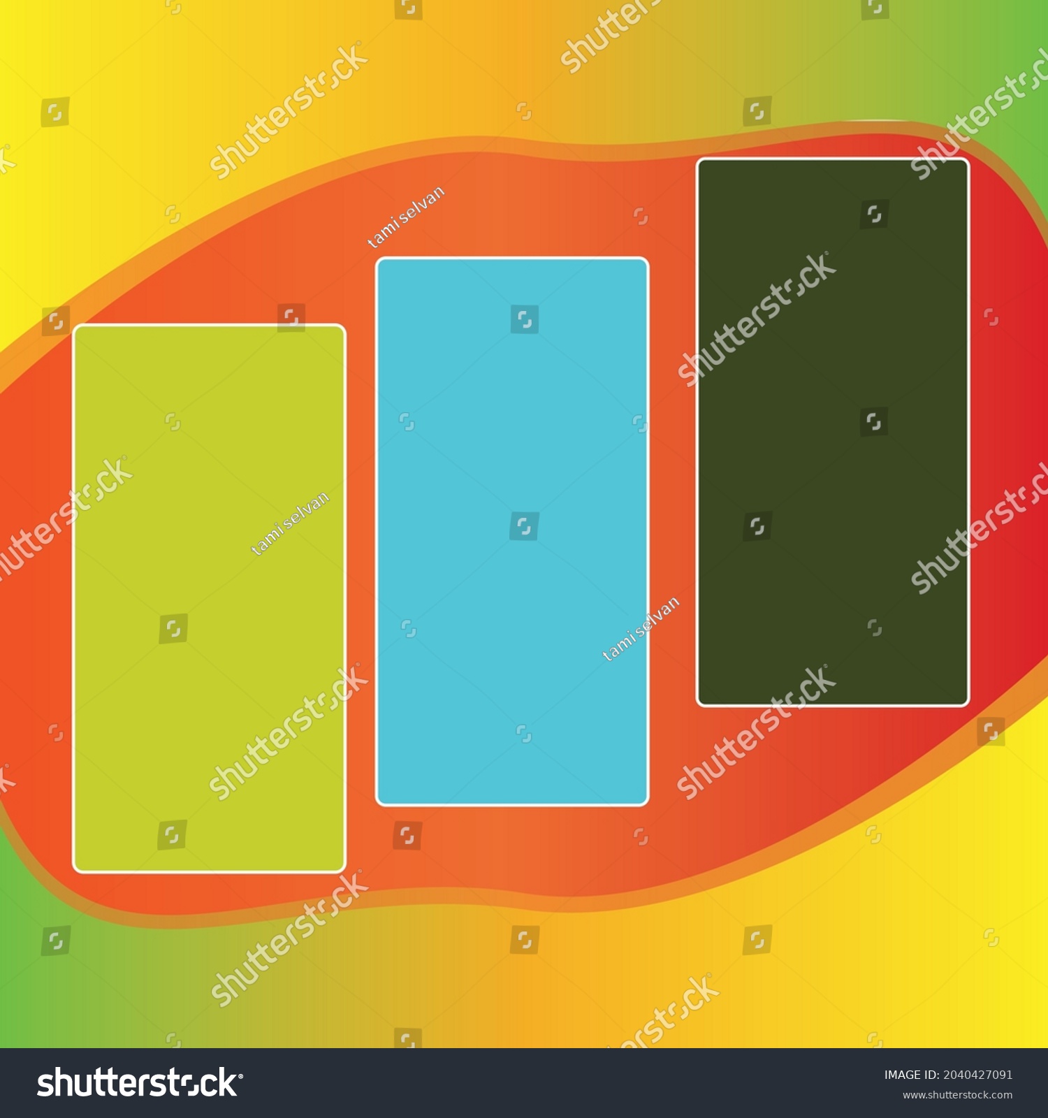Brochure Background Design Template Yellow Stock Vector (Royalty Free ...
