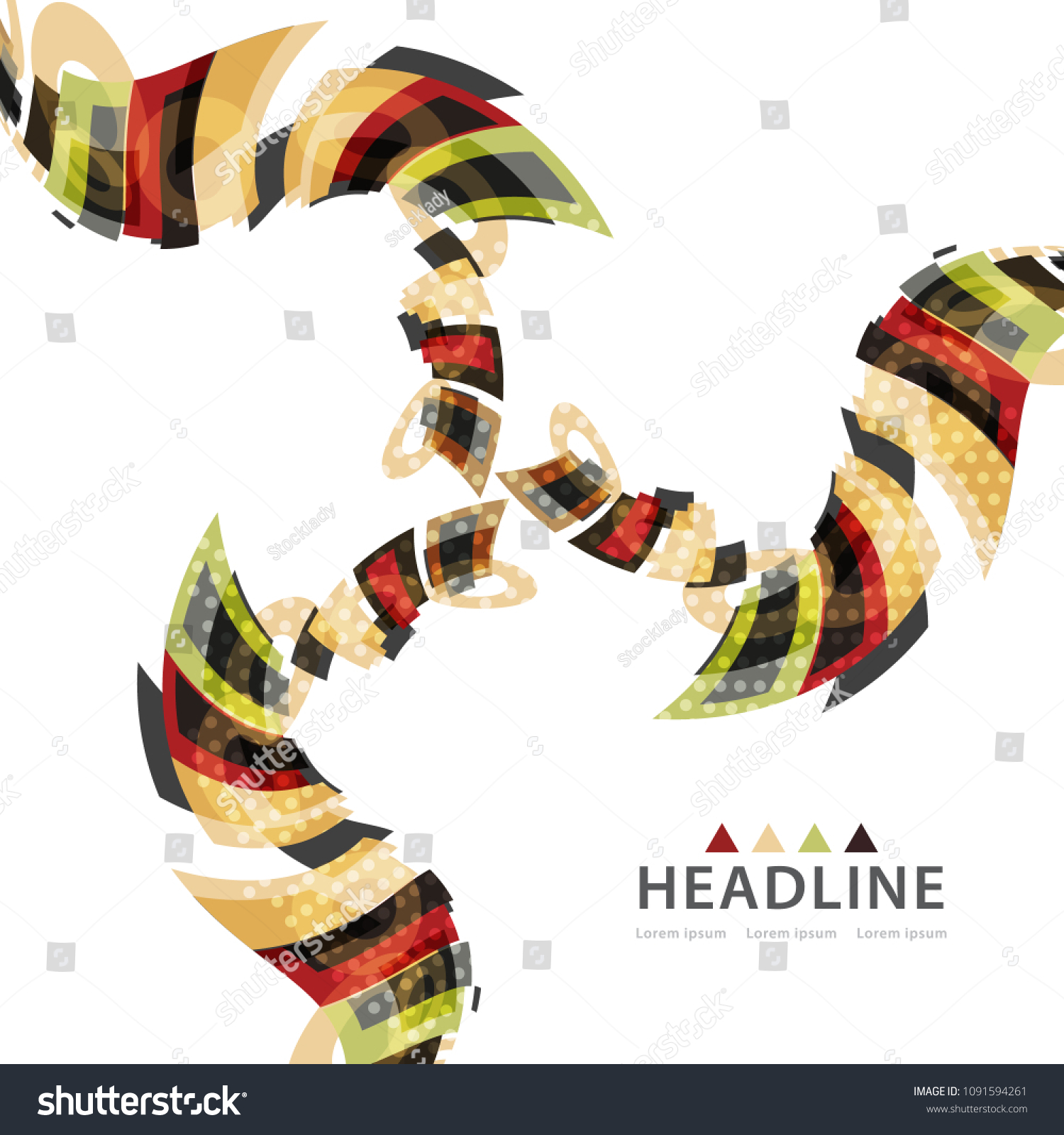 Brochure Colorful Header Background Design Layout Stock Vector (Royalty ...
