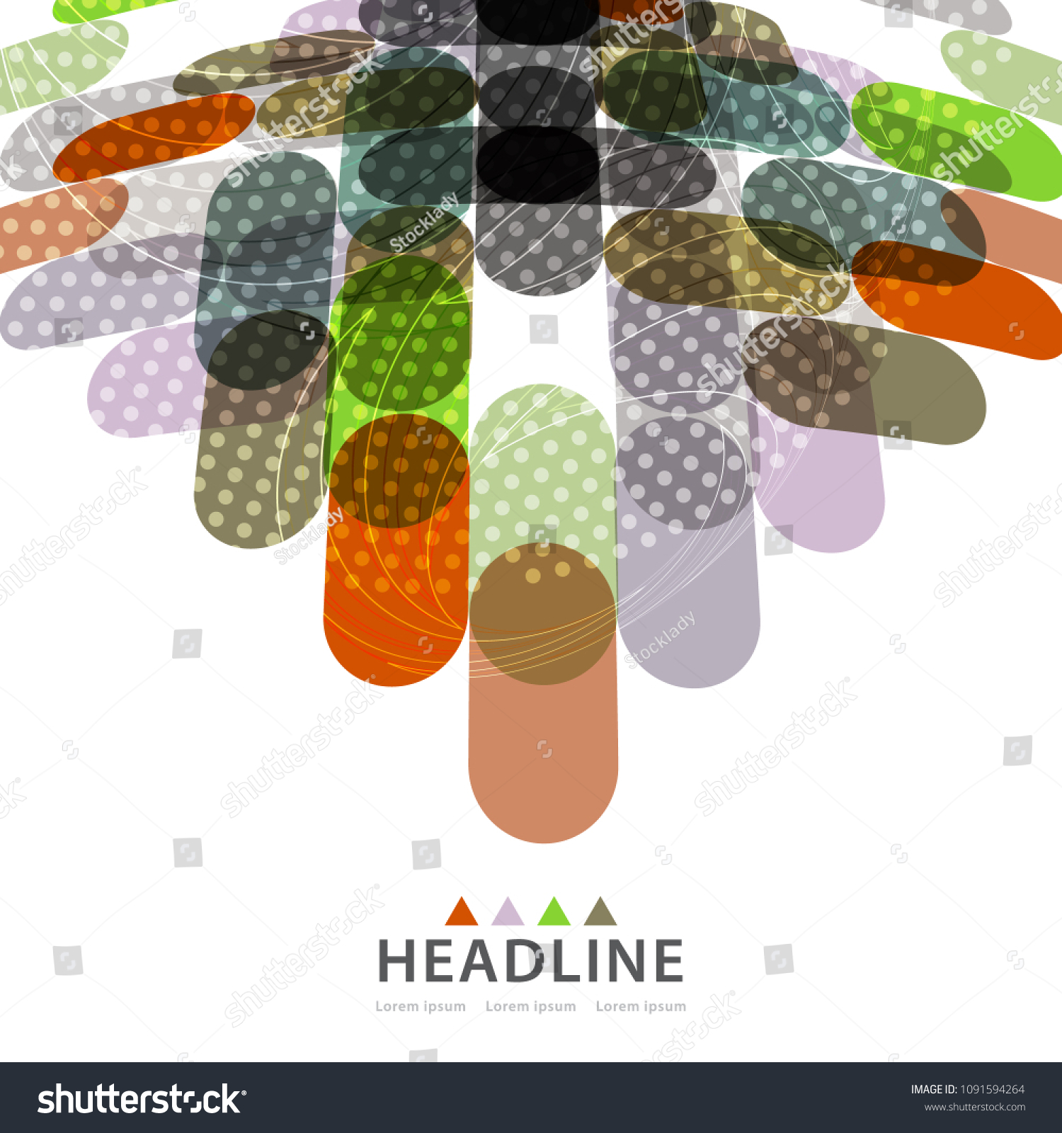 Brochure Colorful Header Background Design Layout Stock Vector (Royalty ...