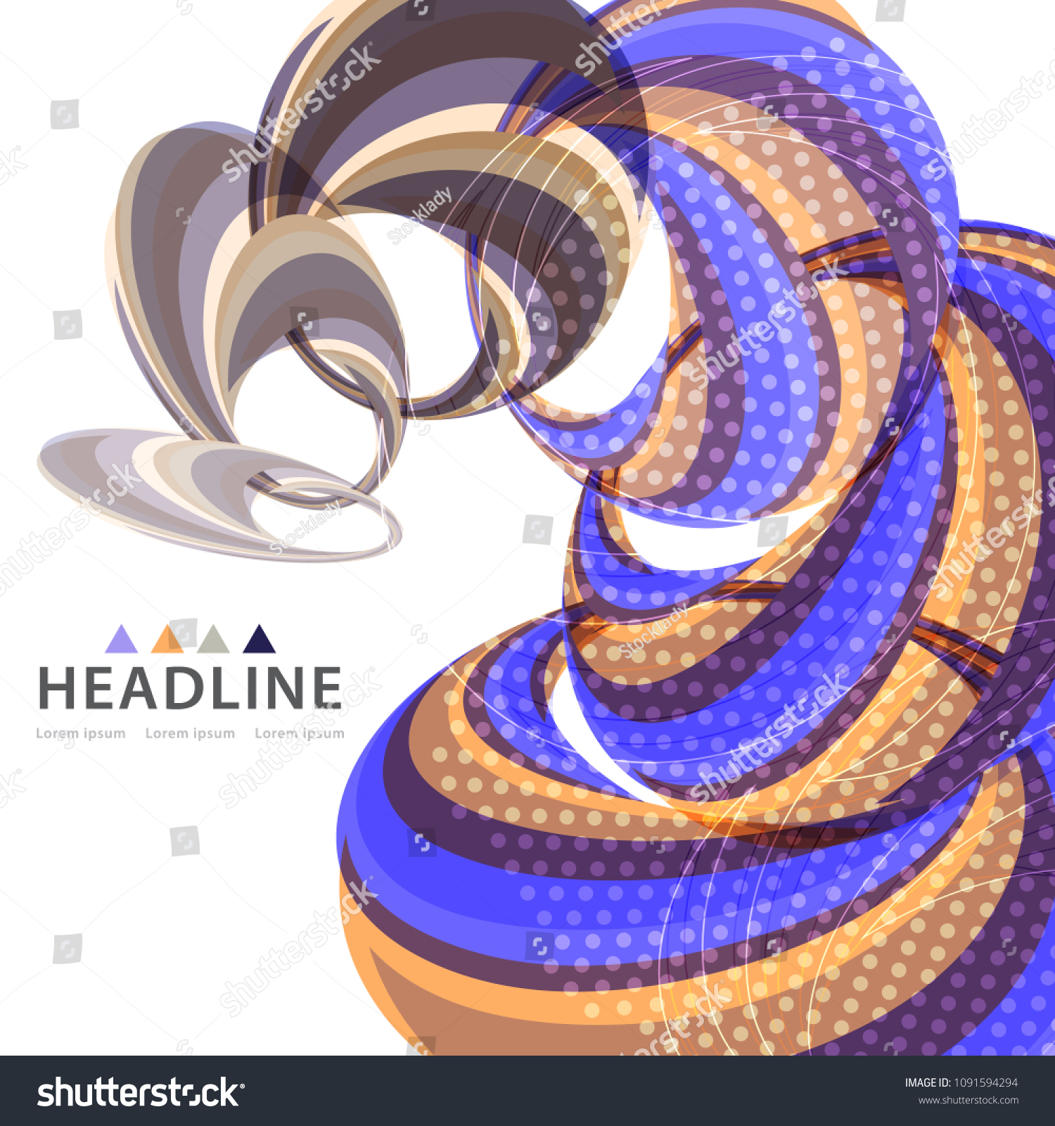 Brochure Colorful Header Background Design Layout Stock Vector (Royalty ...