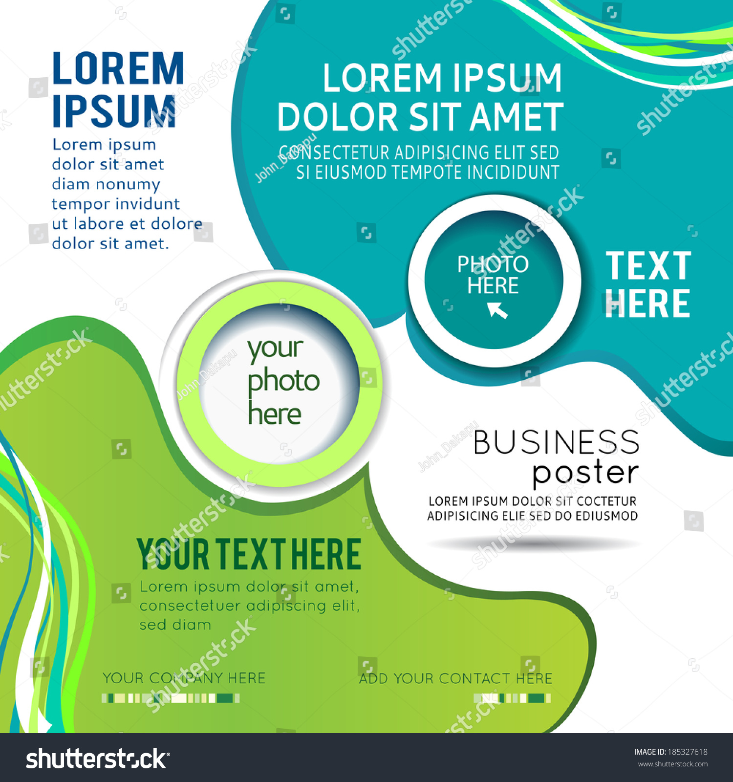 Brochure Design Content Background Design Layout Stock Vector (Royalty ...