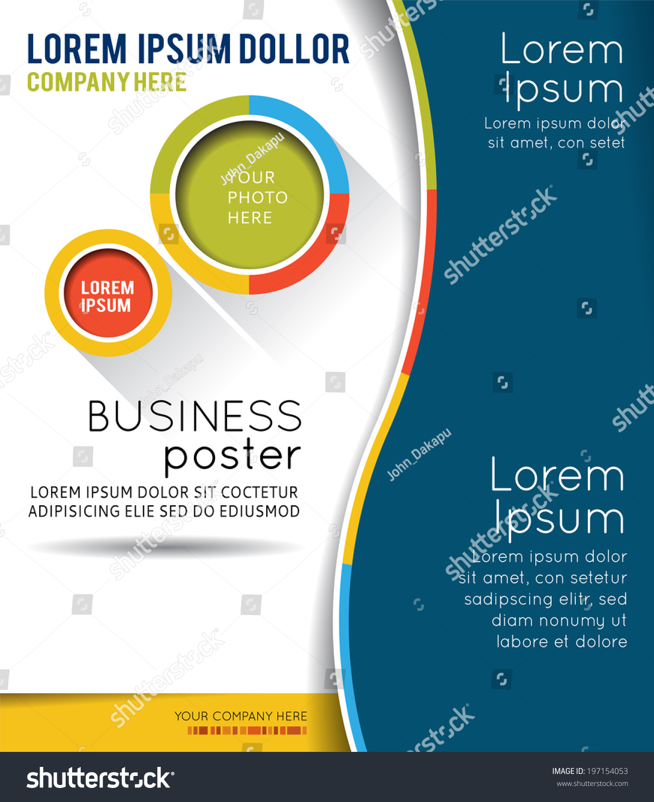 Brochure Design Content Background Design Layout Stock Vector (Royalty ...