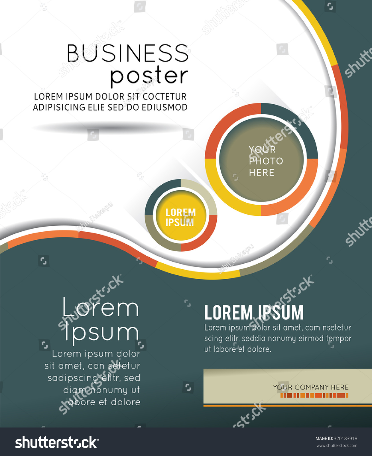 Brochure Design Content Background Design Layout Stock Vector (Royalty ...