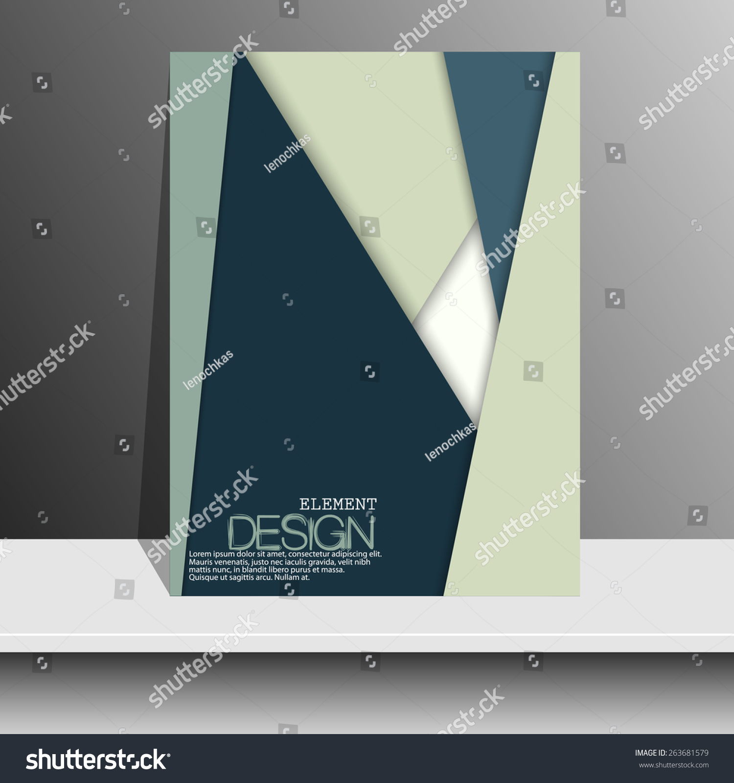 Brochure Design Content Background Design Leaflet Stock Vector (Royalty ...